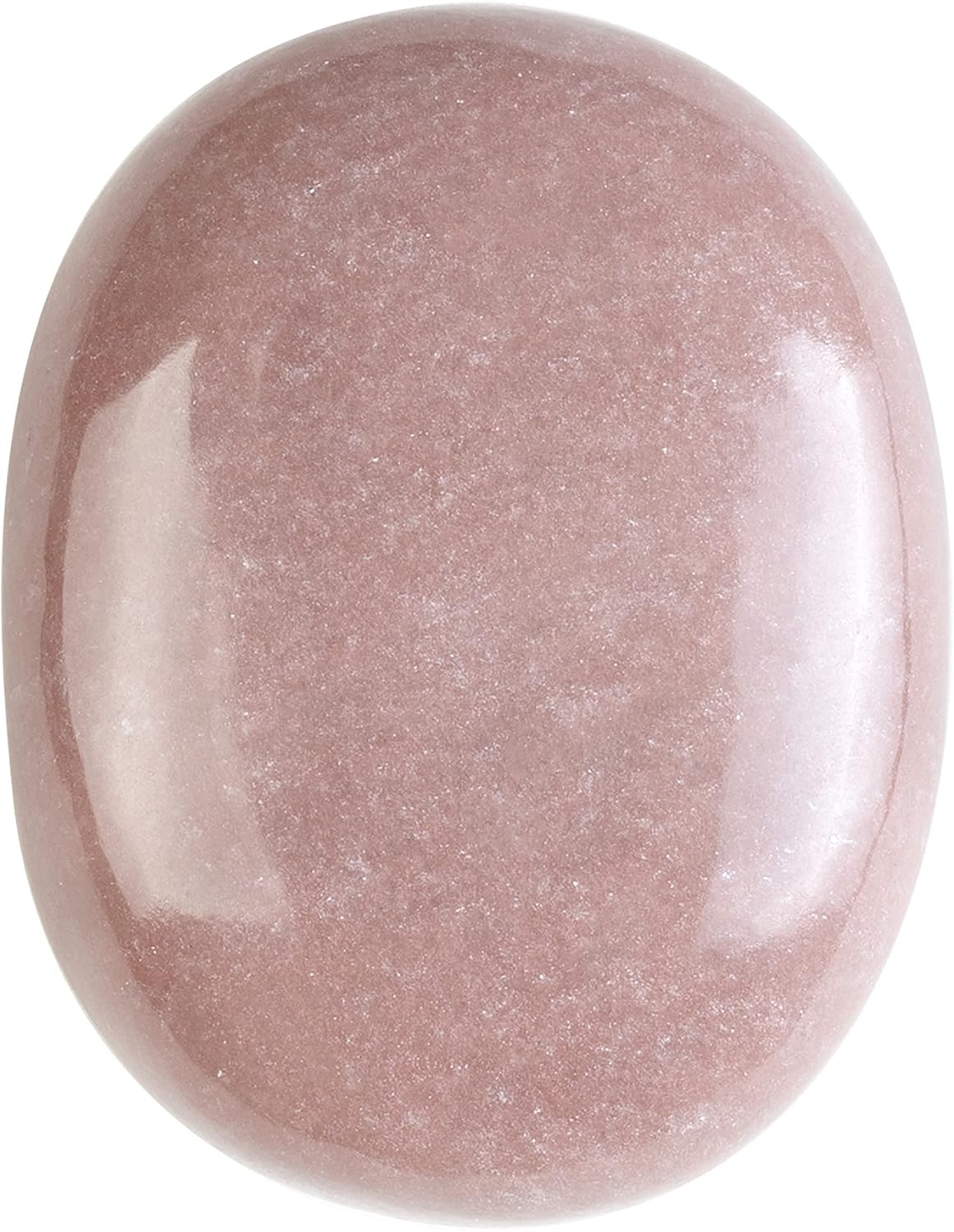 Amazon.com: BEZAVO Pink Agate Palm Stone, Worry Stone Natural Body ...