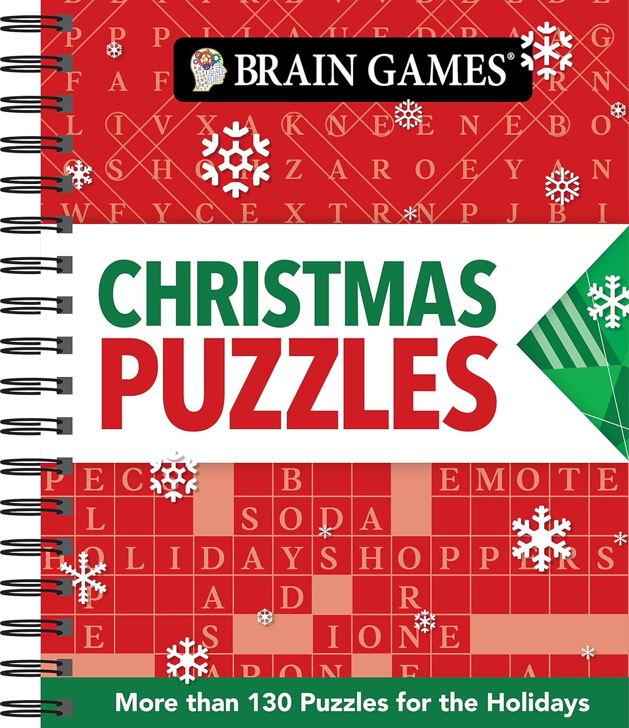 Amazon.com: Brain Games - Christmas Puzzles: 120 Mixed Puzzles for the ...
