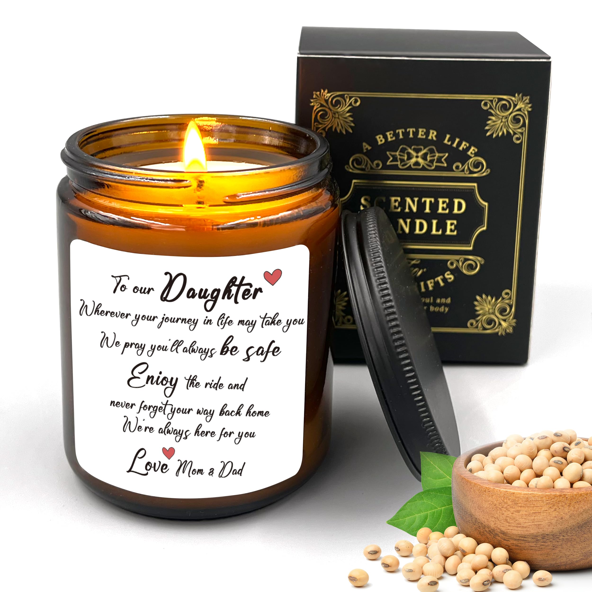 Amazon.com: NATSUNO to Our Daughter Candles,Candles for Daughter ...