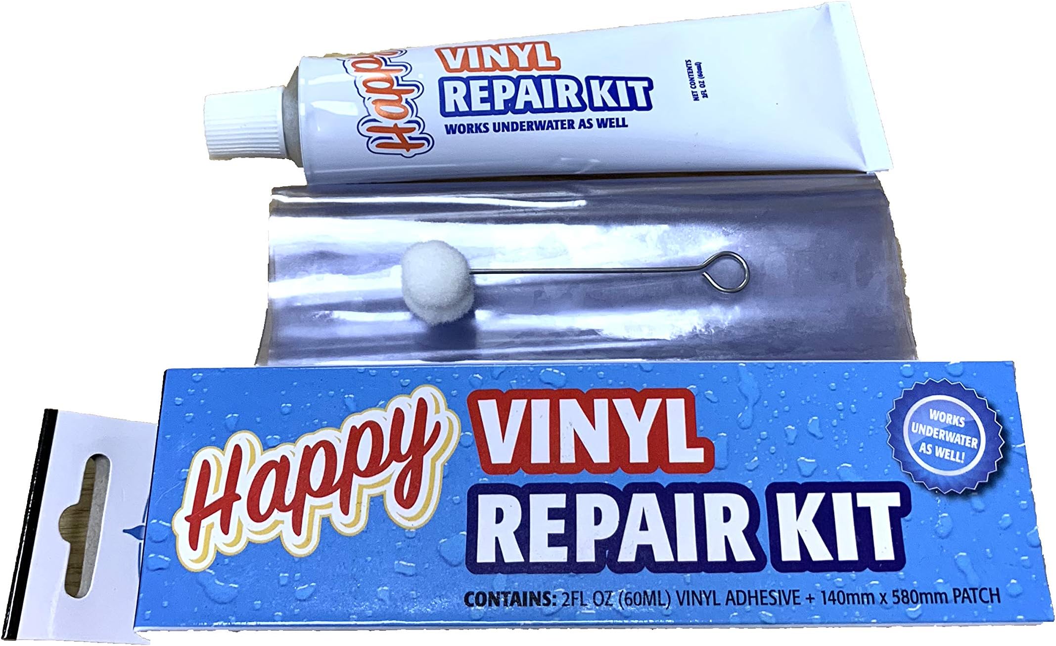 Stormsure PVC and Vinyl Repair Kit for Inflatables, Airbed, Hot Tubs ...