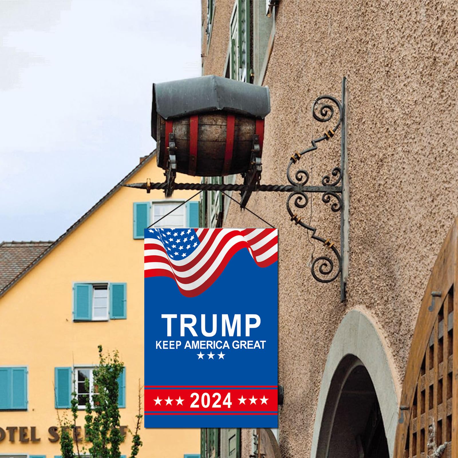 Snapklik Donald Trump 2024 Garden Flag 12x18 Inch Double Sided