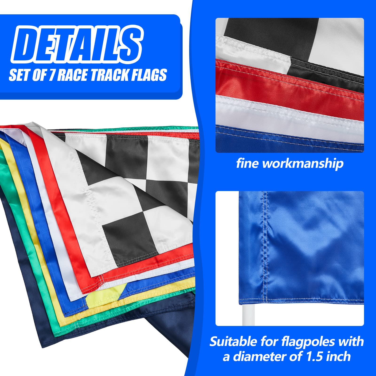 Nascar Flags Meaning NASCAR 7 Piece Flag Set