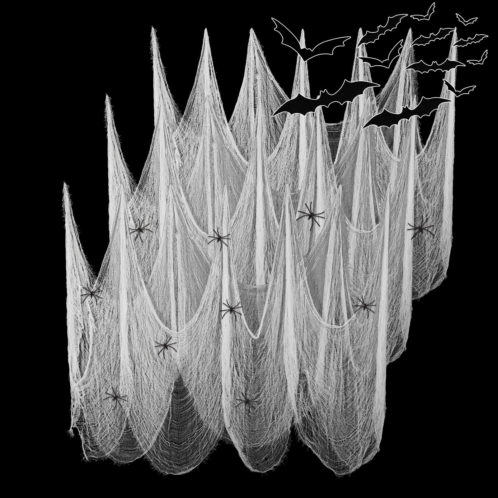 Amazon.com: 315 x 84.6 Inch Halloween Creepy Cloth - White Halloween ...