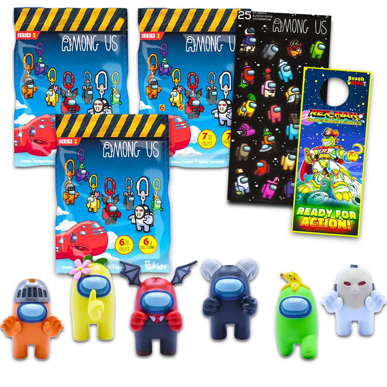 Snapklik.com : Screen Legends Among Us Keychain Blind Bags - Among Us ...