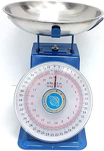 Other Dial Spring Scale - 20kg Blue Analog Counter Scale : Amazon.ae: Kitchen