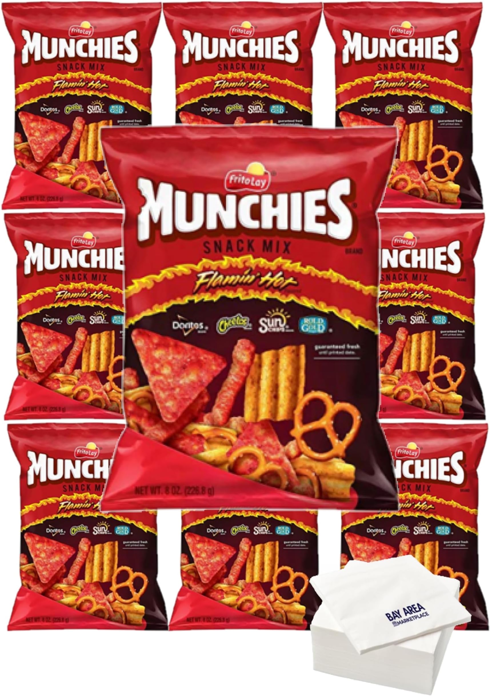 Amazon.com: Munchies Snack Mix (pack of 8) (Flamin Hot)