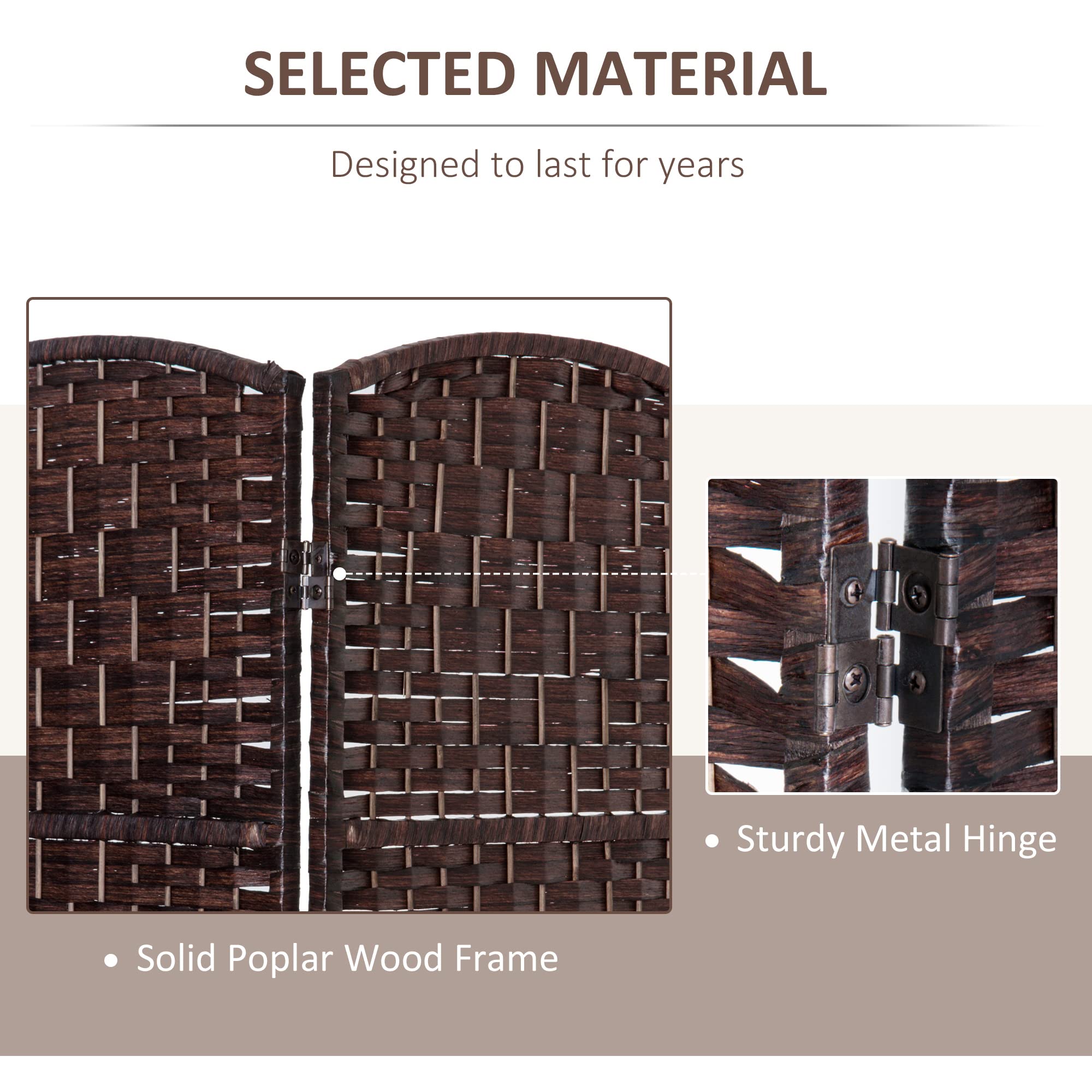 Snapklik.com : Room Divider, 3 Panel Folding Privacy Screen, 6FT Tall ...