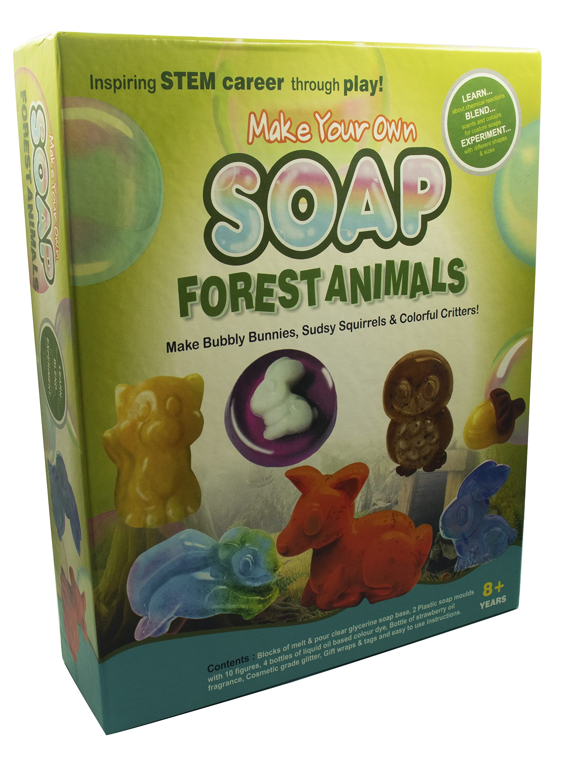 Buy Toy Cloud Make Your Own Soap Forest Animals, DIY Maker Games Kit ...