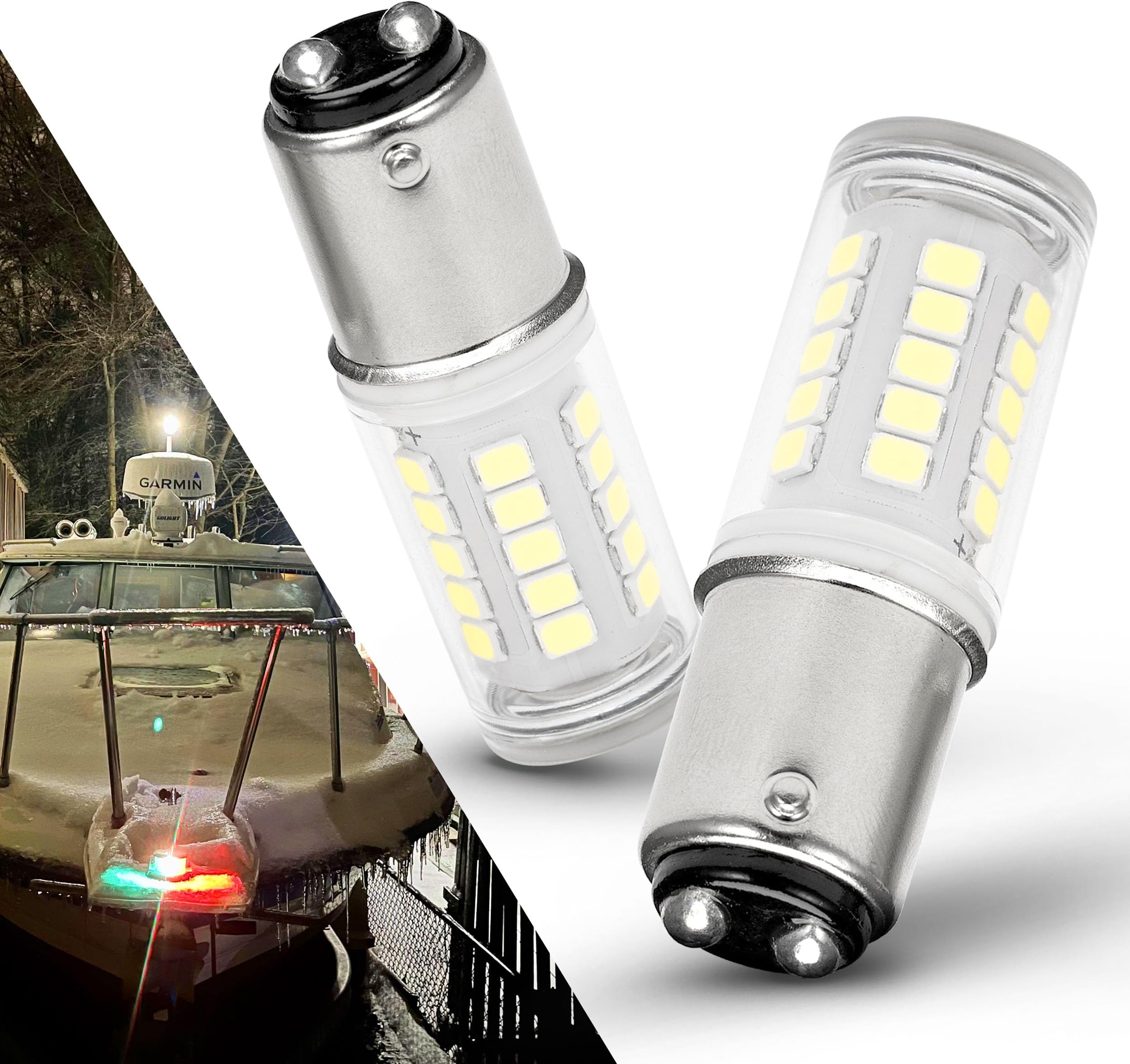 Aero-Lites #90 Miniature Bulb LED Replacement | 12/14vdc | BA15D Base ...