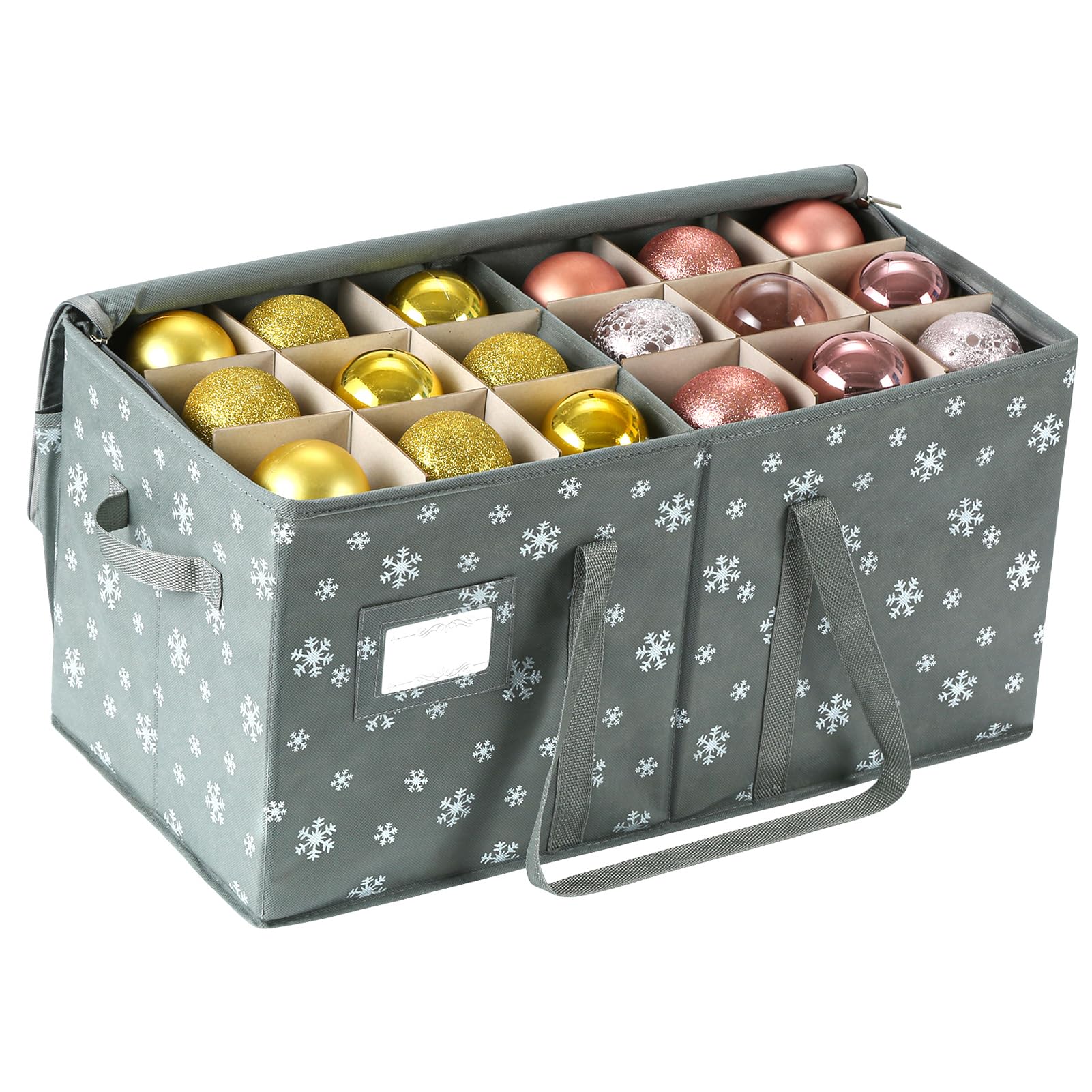 Amazon.com: Phedrew Large Christmas Ornament Storage Container Box ...