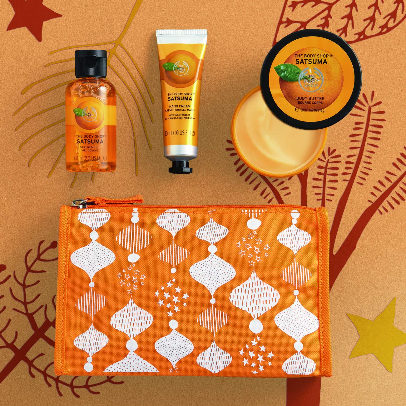 Amazon.com : The Body Shop Satsuma Beauty Bag, Gift Set : Beauty & Personal Care