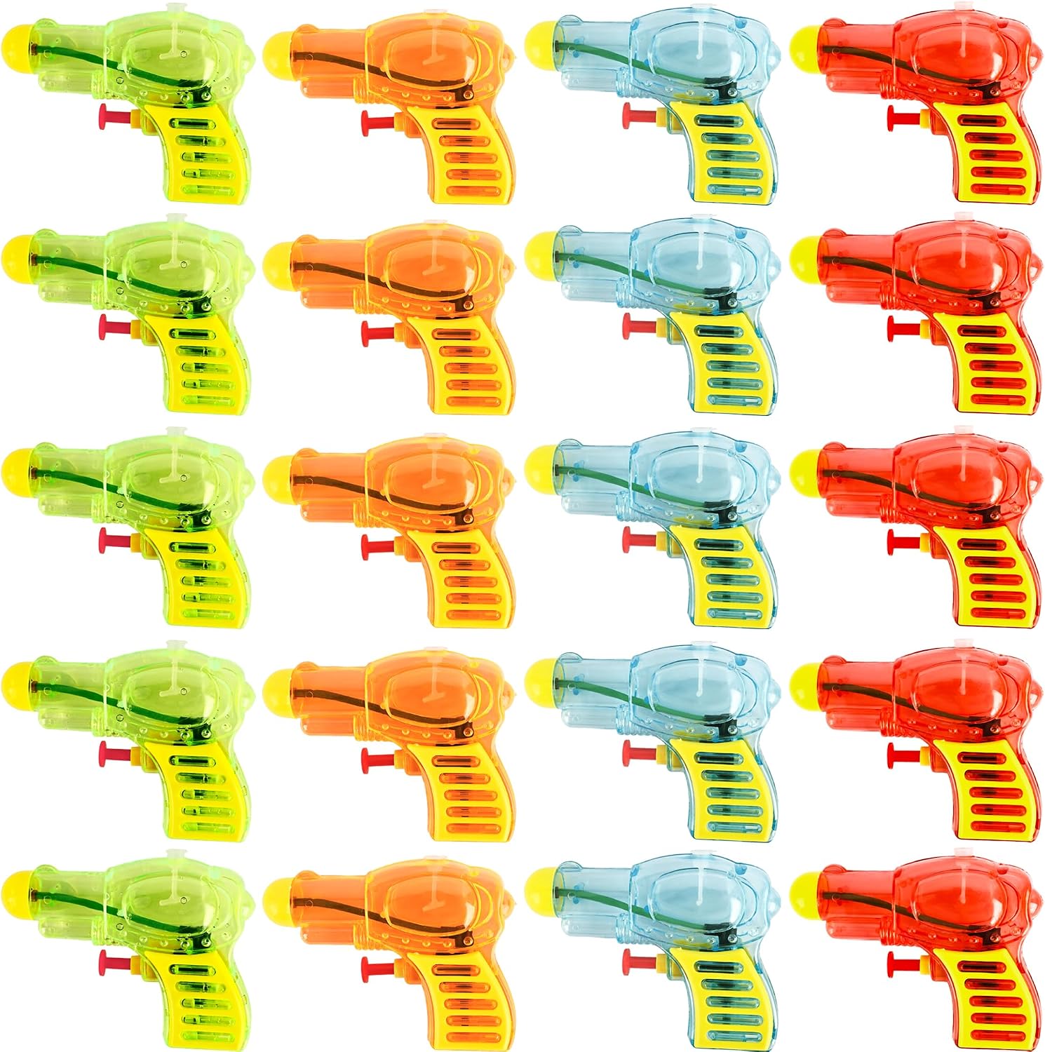 Amazon.com: 20 Pcs Mini Water Guns Plastic Small Squirt Guns Colorful ...