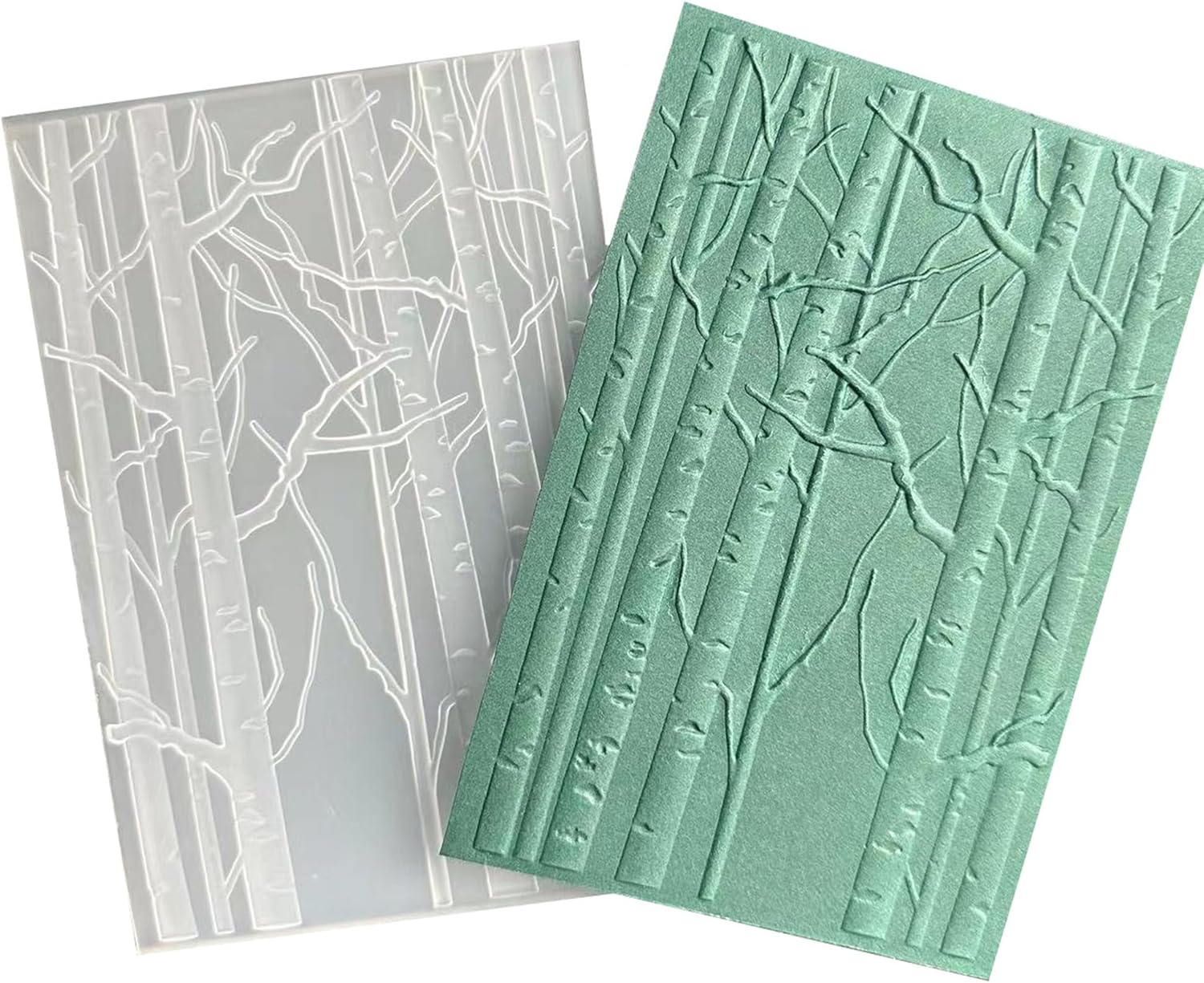 Amazon.com: DIYology 3D Woodland Embossing Folders for Card Making ...