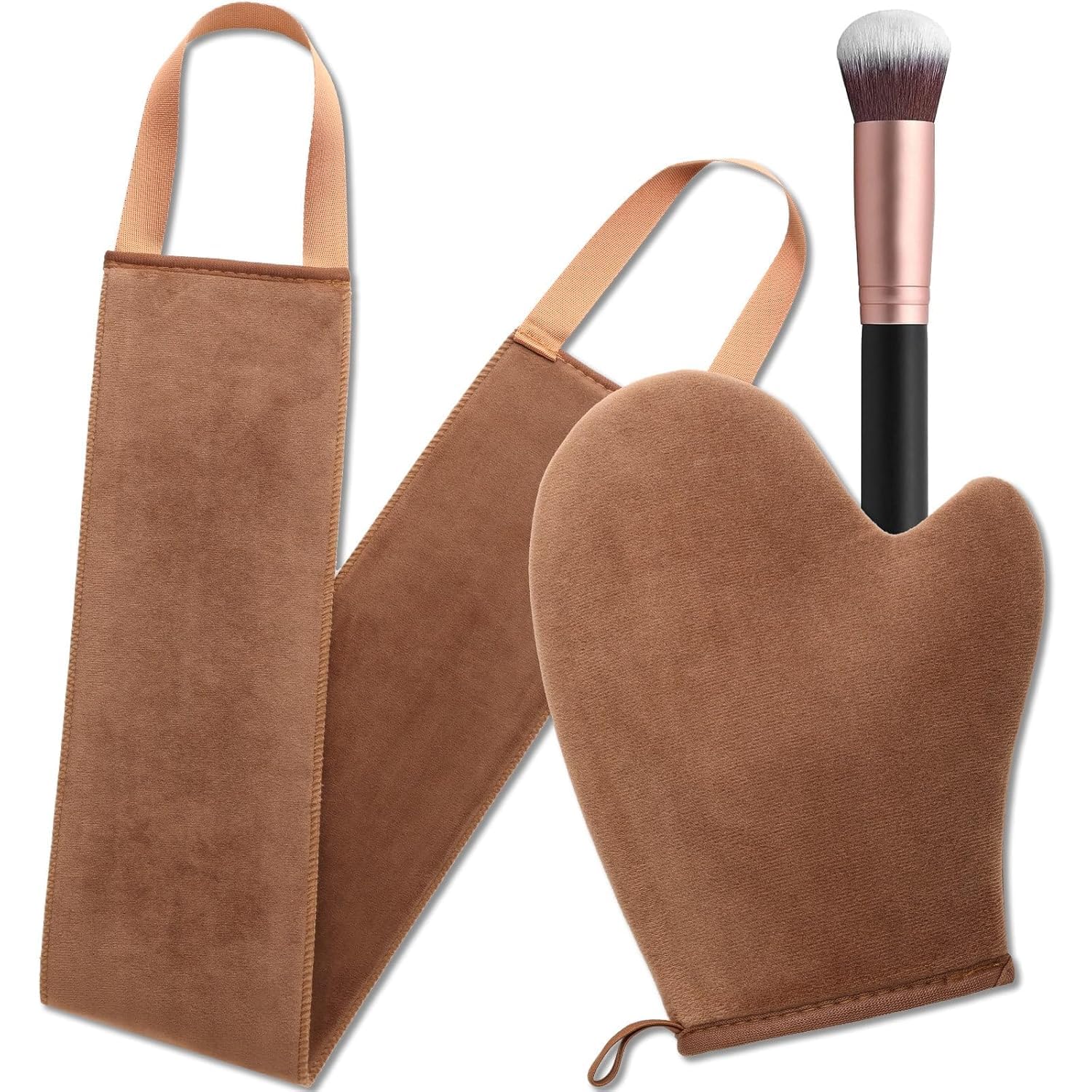 GAIYAH Self Tanning Mitt Set 3 in 1 Fake Tan Mitt Glove, Self Tan Mitt ...