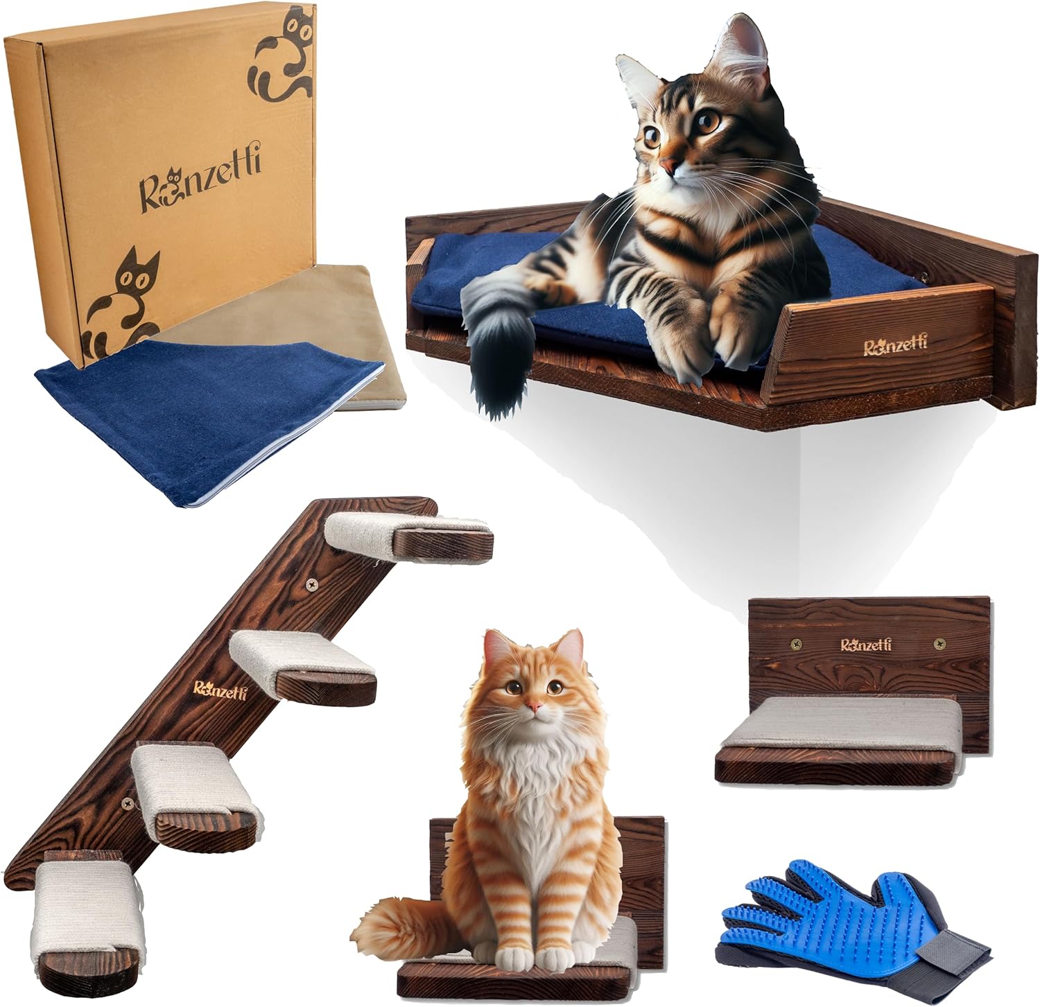 Amazon.com : Cat Wall Furniture, Cat wall Shelves and Perches for Wall ...
