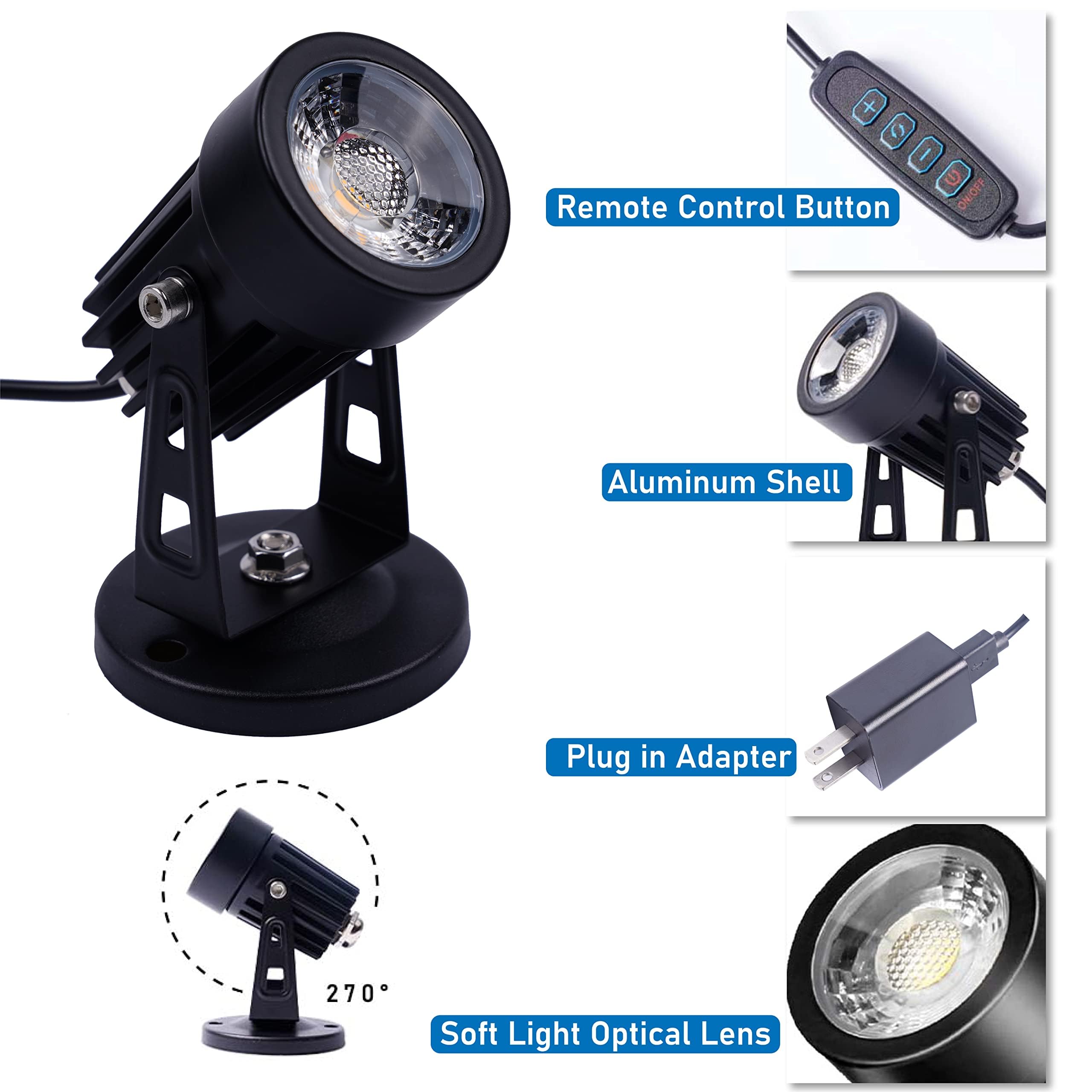 Indoor Plug In Spotlight
