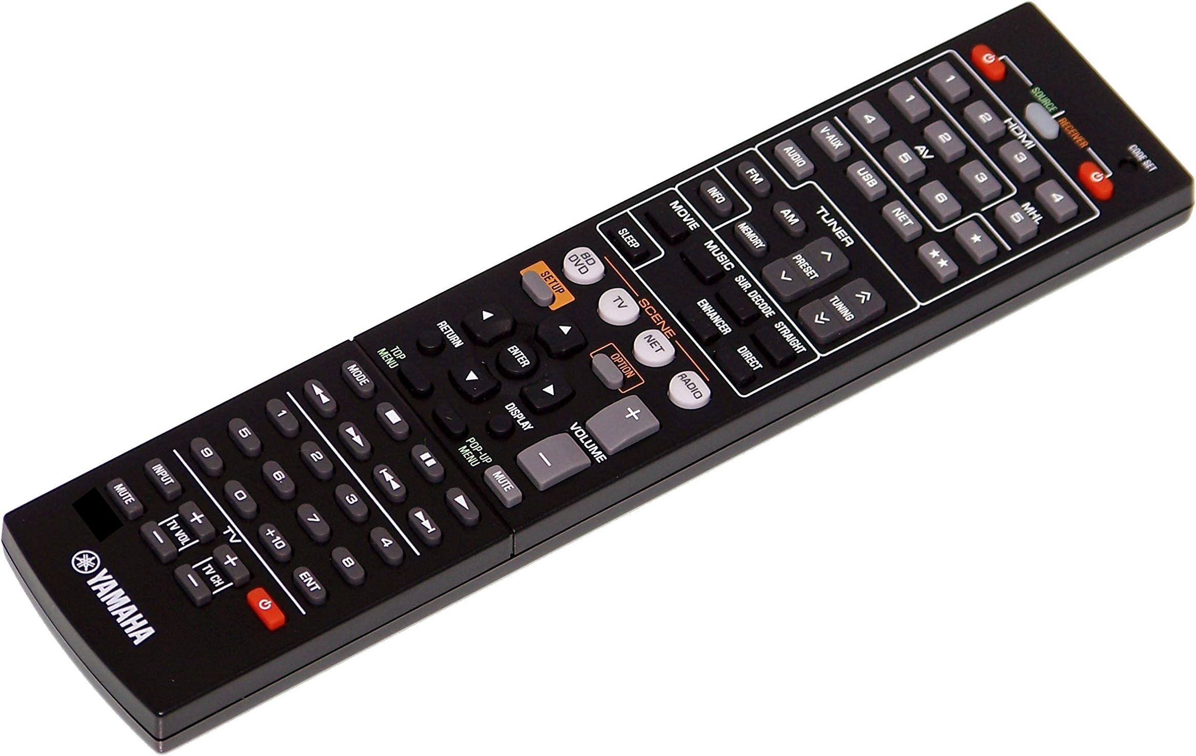 Amazon.com: OEM Yamaha Remote Control: RXV477, RX-V477, RXV477BL, RX ...