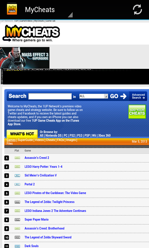 MyCheats.VideoGames:Amazon.com:Appstore for Android