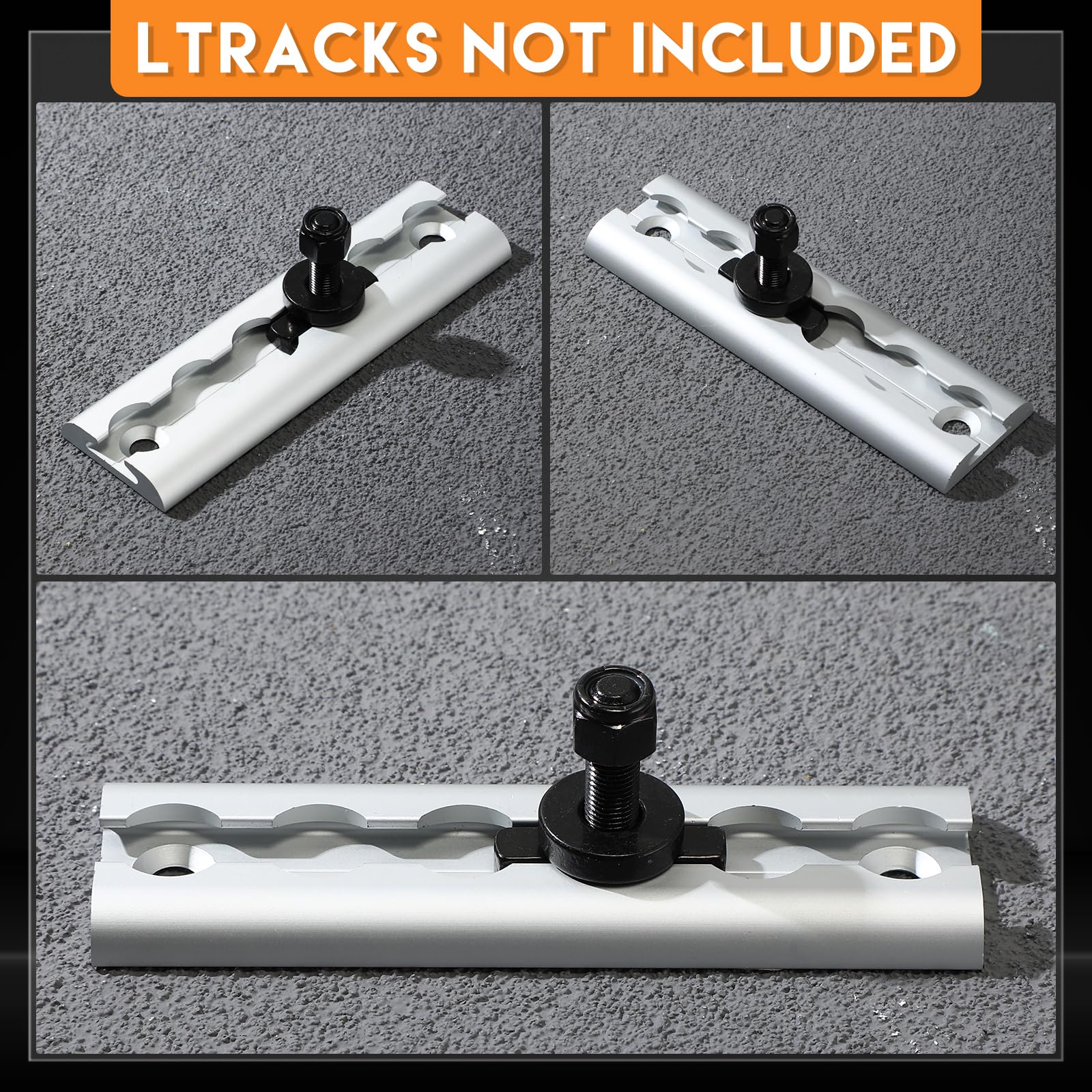 Snapklik.com : Therwen 20 Pcs L Track Double Lug Threaded Stud Nut ...