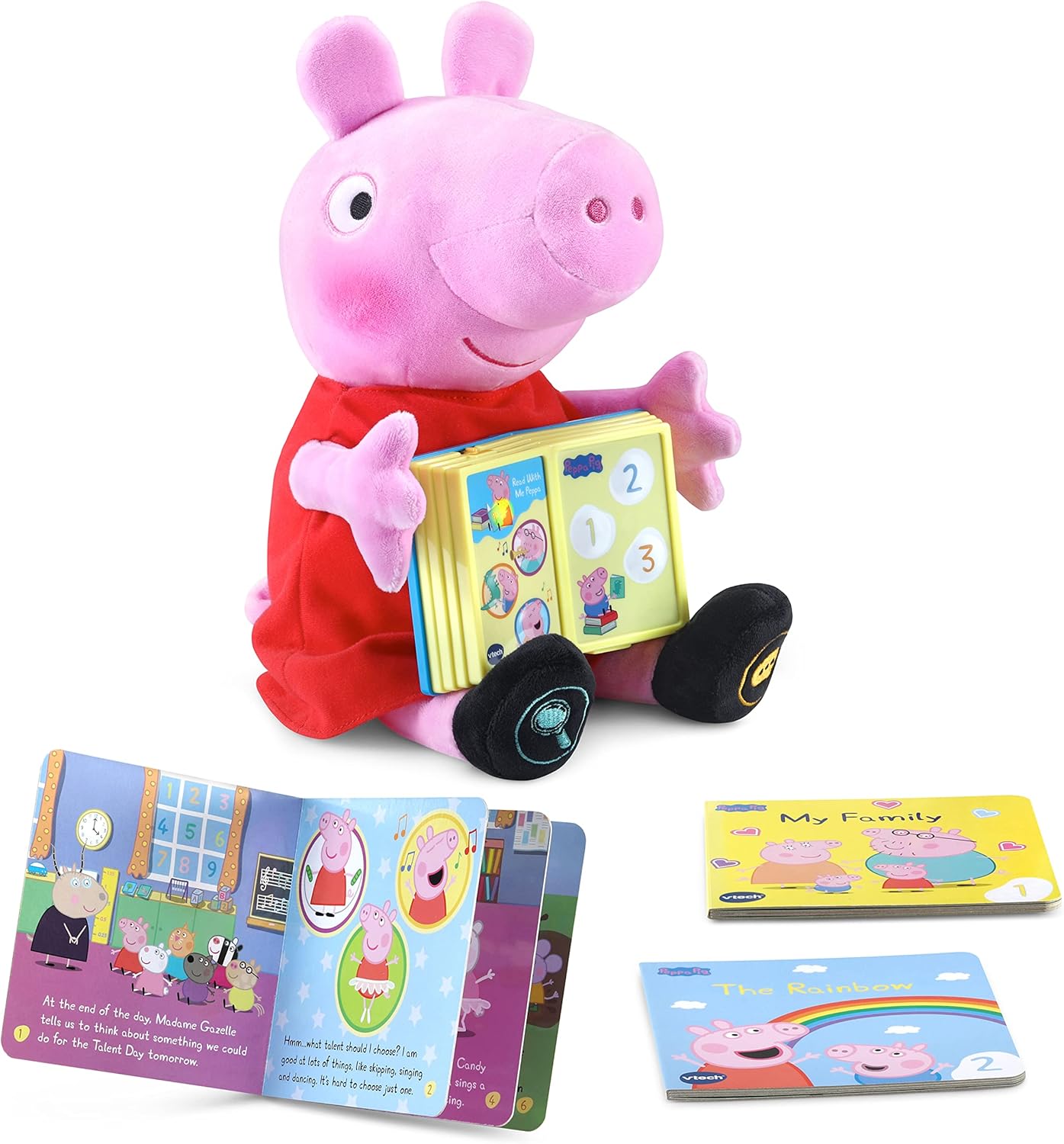 VTech Peppa Pig Read with Me Peppa (English Version) : Amazon.ca: Toys ...