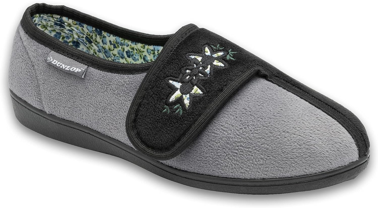 DUNLOP Ladies Slipper Honor II - Black/Grey - UK 3: Amazon.co.uk: Fashion