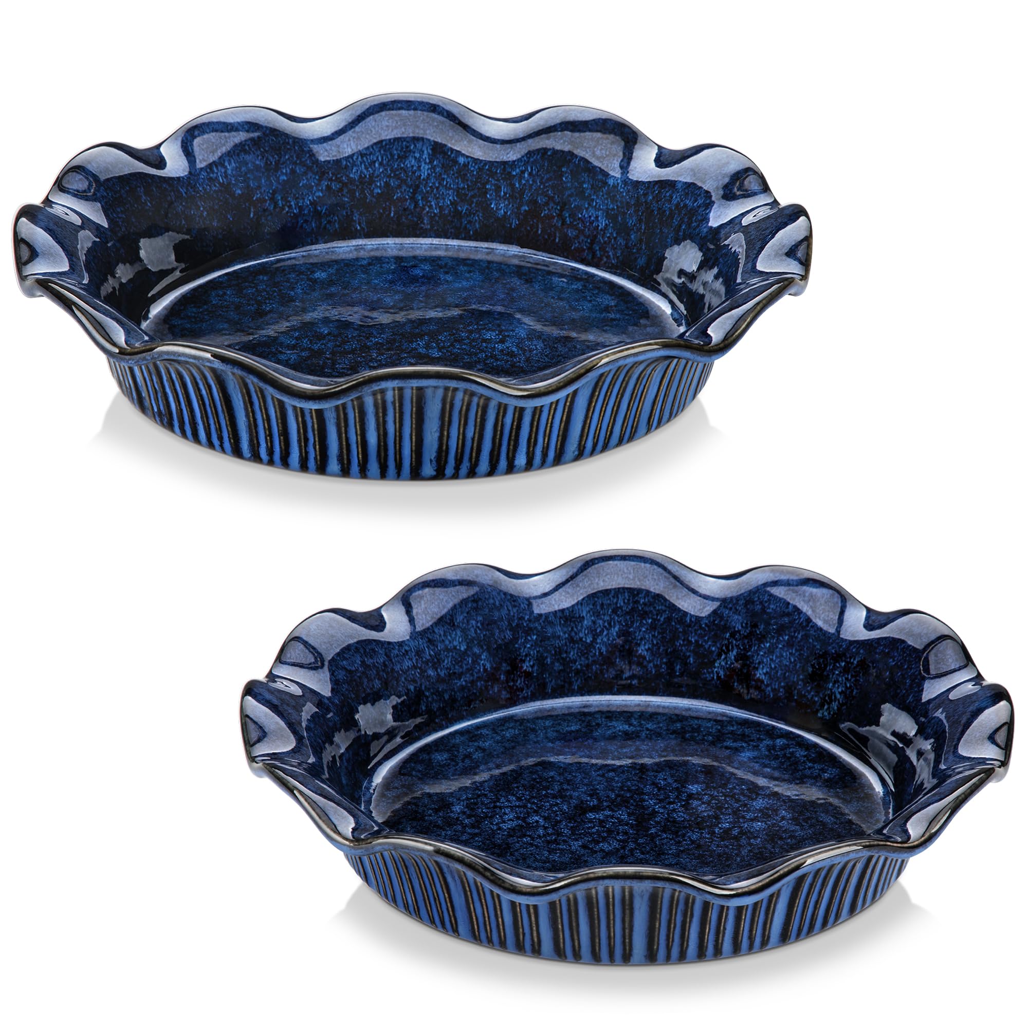 Amazon.com: vancasso Stern Ceramic Pie Pan, 9 inch Pie Pans with ...