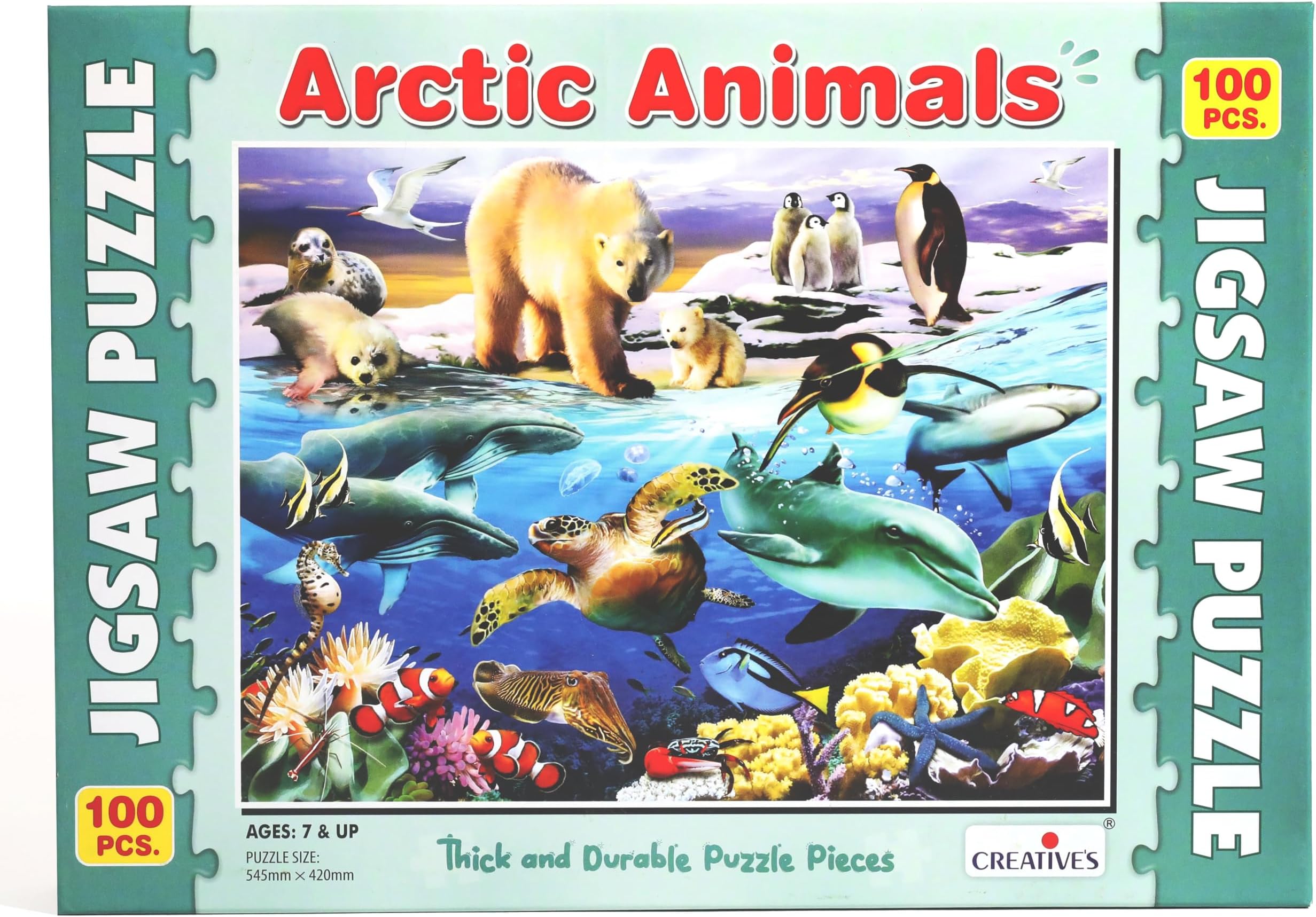 Buy Creative's Arctic Animals Puzzles | Jigsaw Puzzles for Kids | Eye ...
