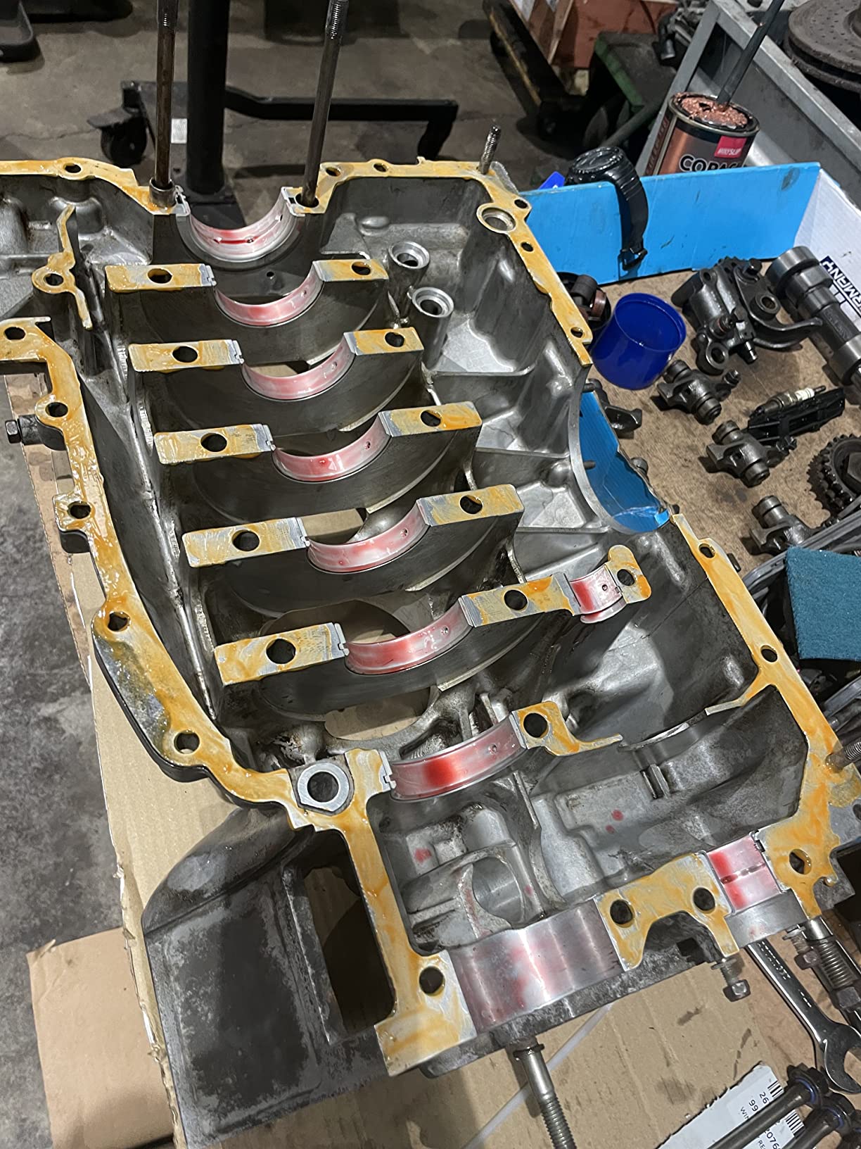 Permatex 81950 Ultra Slick Red Engine Assembly Lube, Essential for new ...