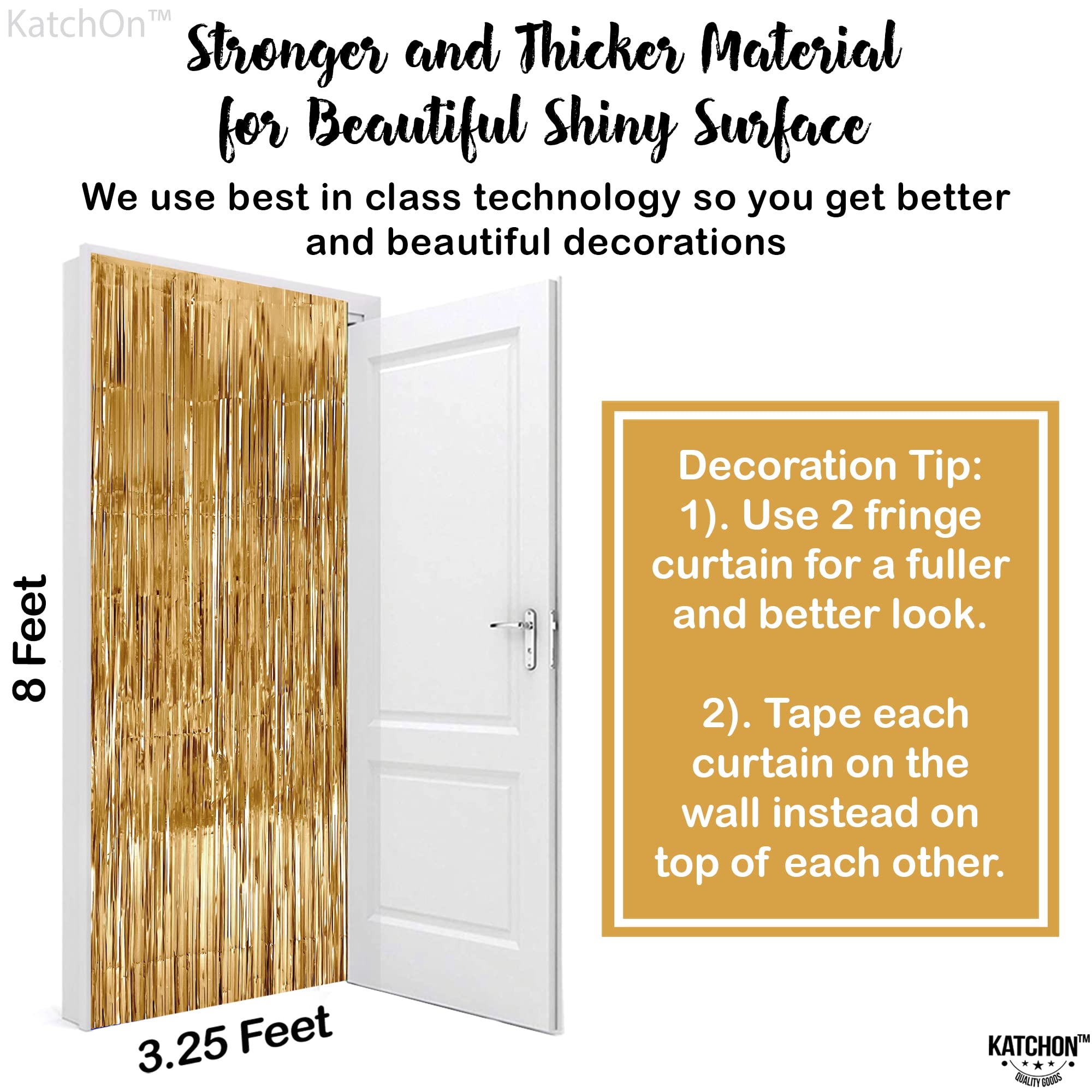 Snapklik.com : XtraLarge Champagne Gold Backdrop - 64x8 Feet, Pack Of 2 ...
