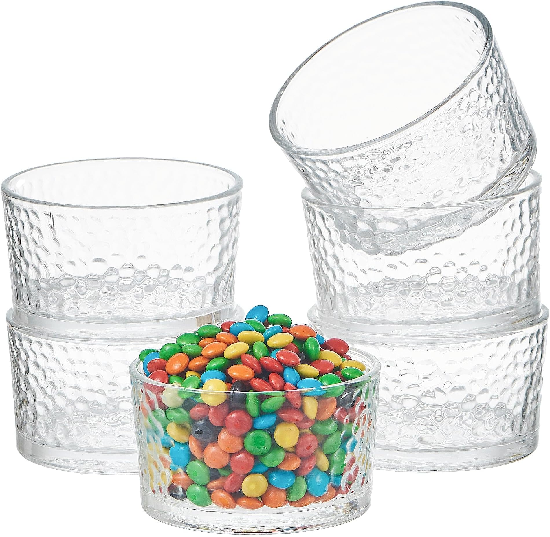 LAV 6x Clear 10.5cm Vega Glass Serving Bowls - Small Kitchen Pasta ...