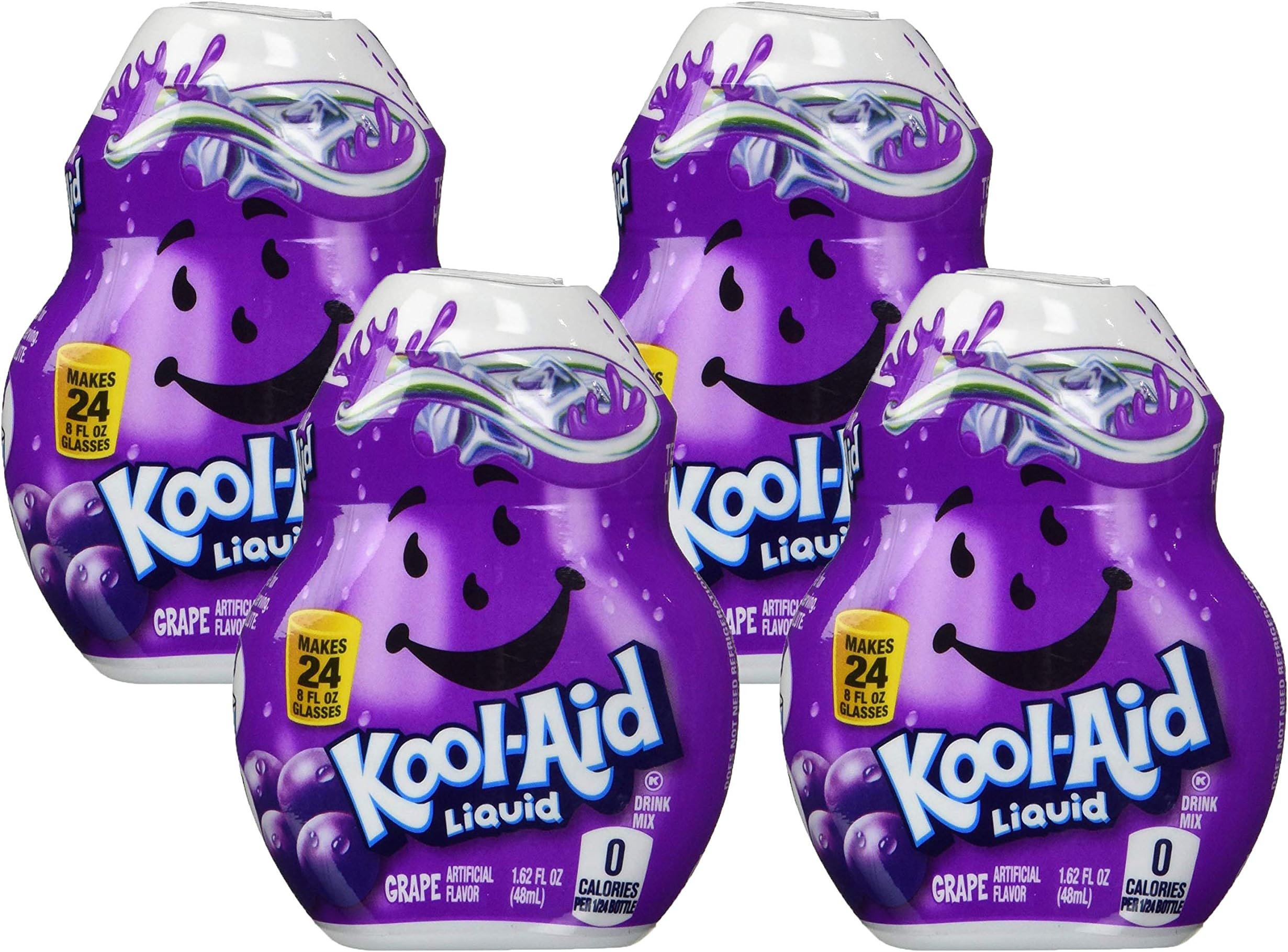 Amazon.com : Kool-Aid Liquid Drink Mix, Grape, 1.62 FL OZ (4 ...