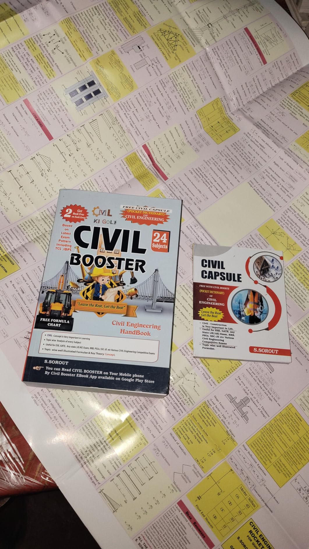 Buy Civil Booster, Civil Engineering Handbook with 24 Subjects, Free ...