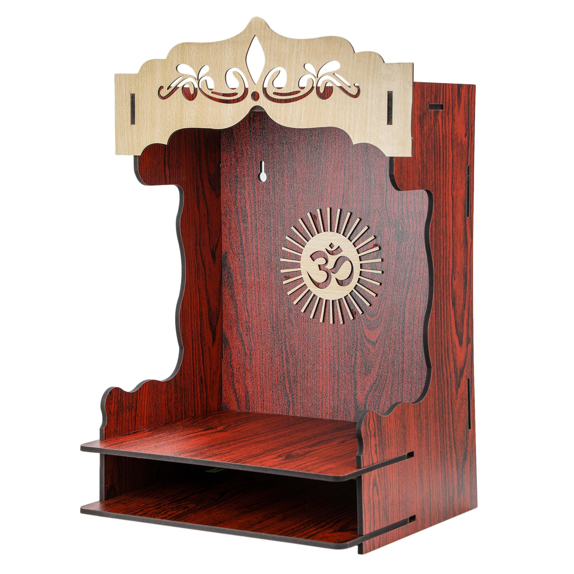 Buy Wild West Beautiful Adjustable Wooden Pooja Mandir for Home Temple ...