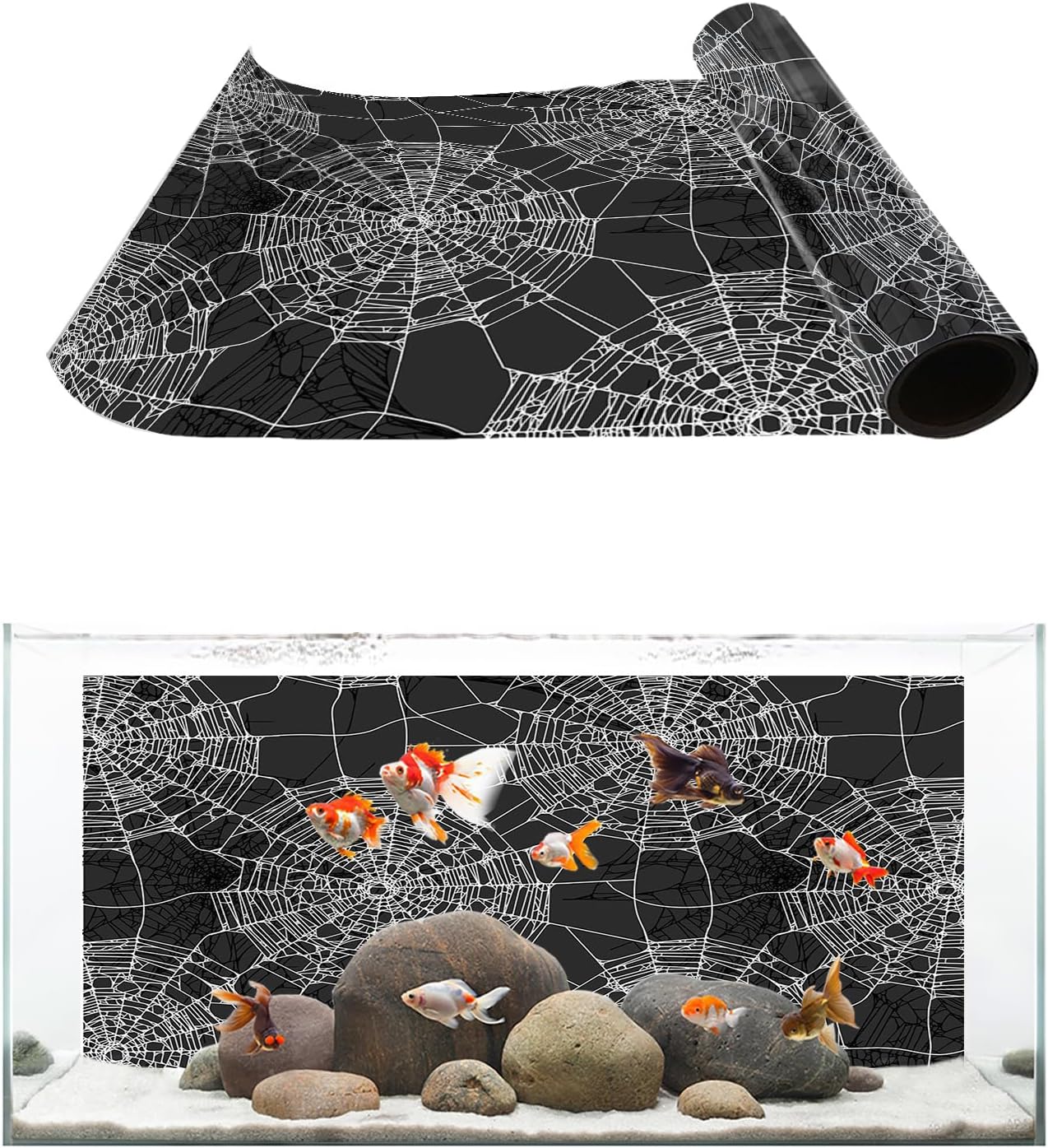 Amazon.com: Halloween Fish Tank Decorations PVC Fish Tank Stickers ...