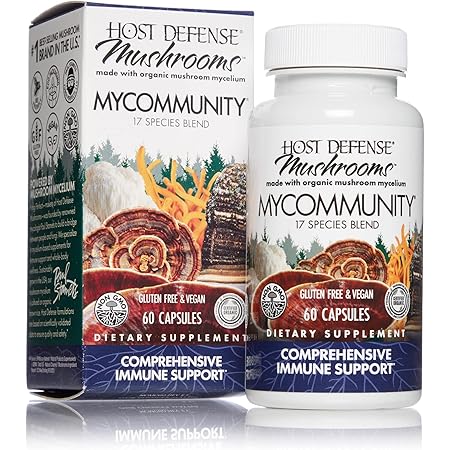 Amazon.com: Host Defense, MyCommunity Capsules, Advanced Immune Support ...