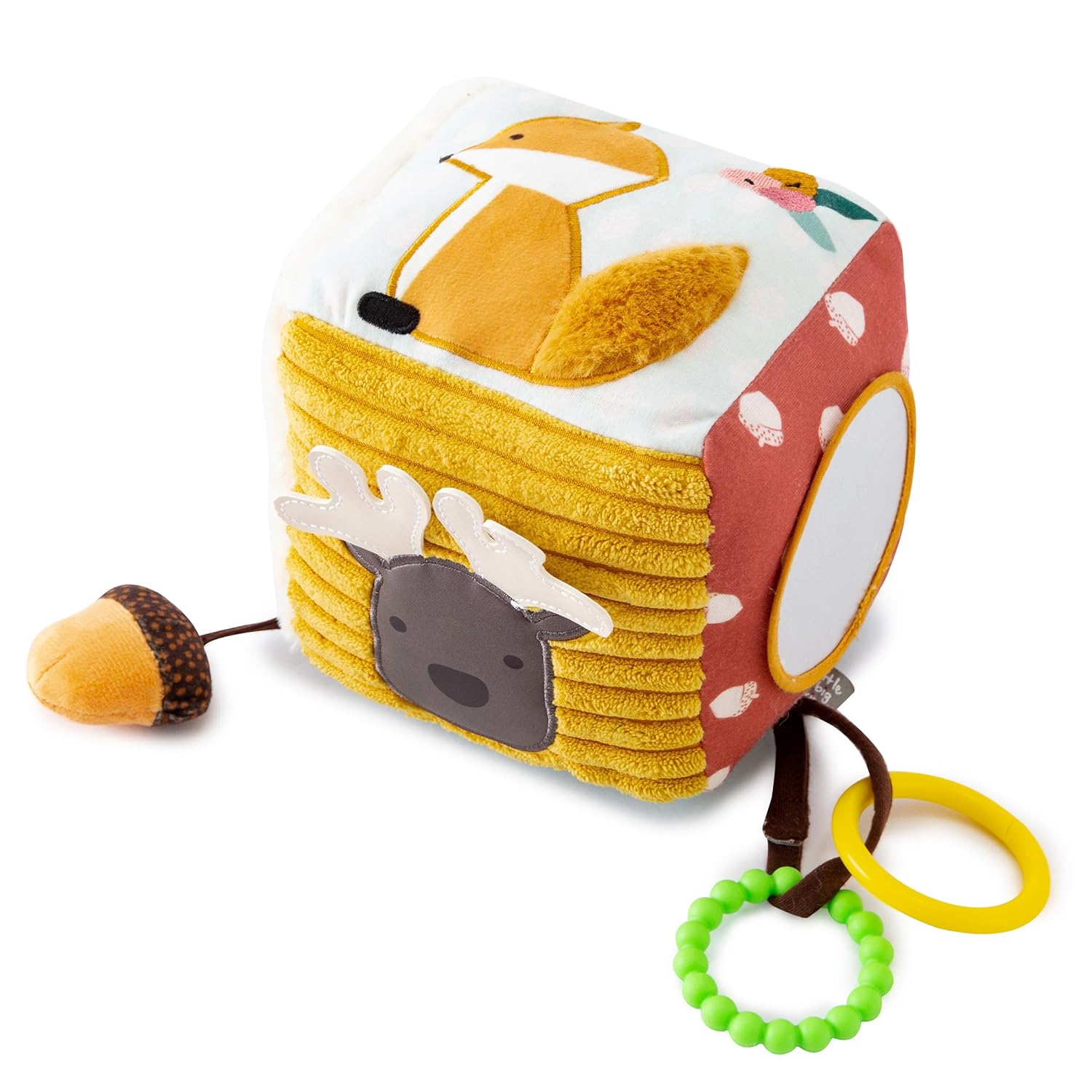 Amazon.com: Little Big Friends Soft Activity Cube | Developmental Toy ...