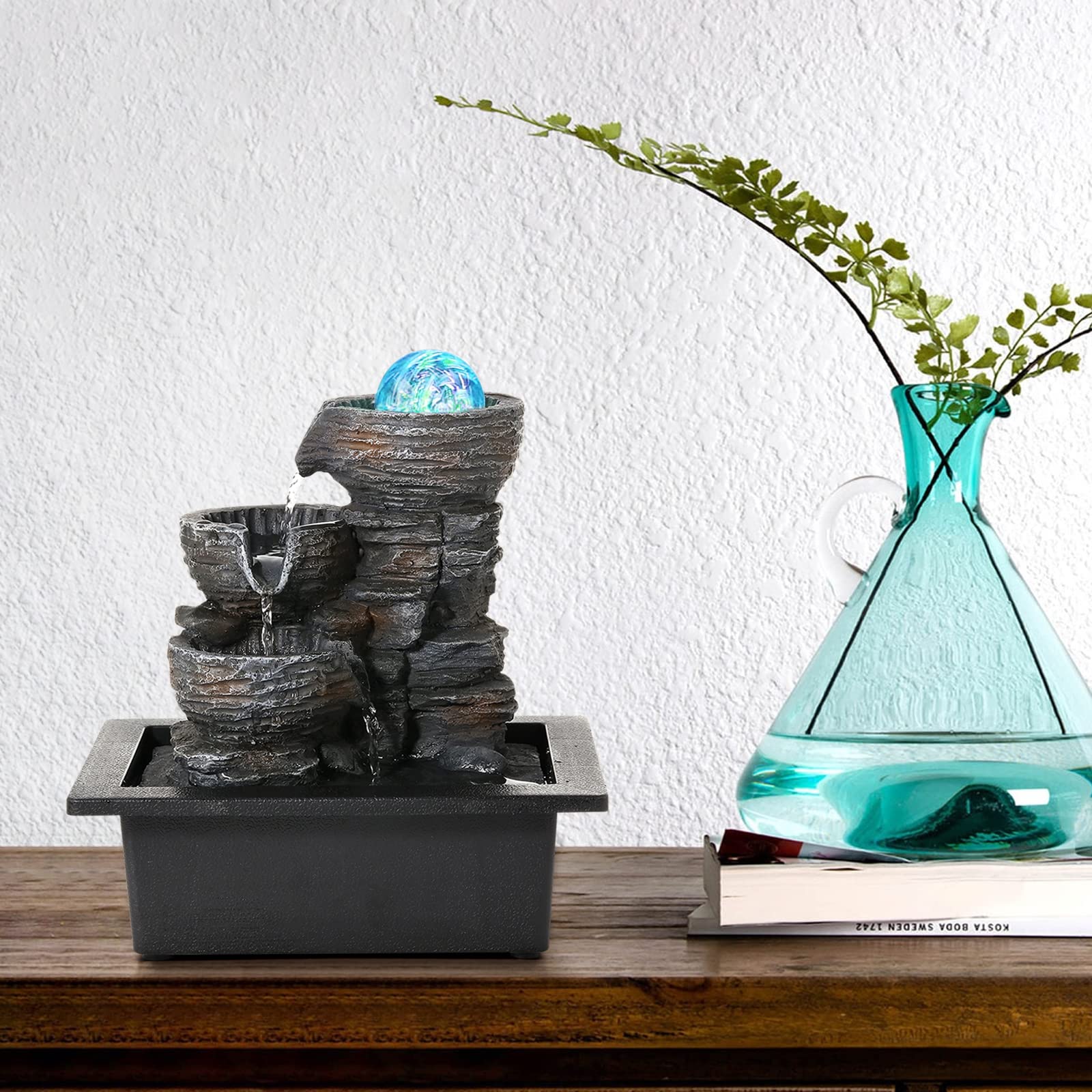 Snapklik.com : Dyna-Living Water Fountains Indoor Tabletop Fountain