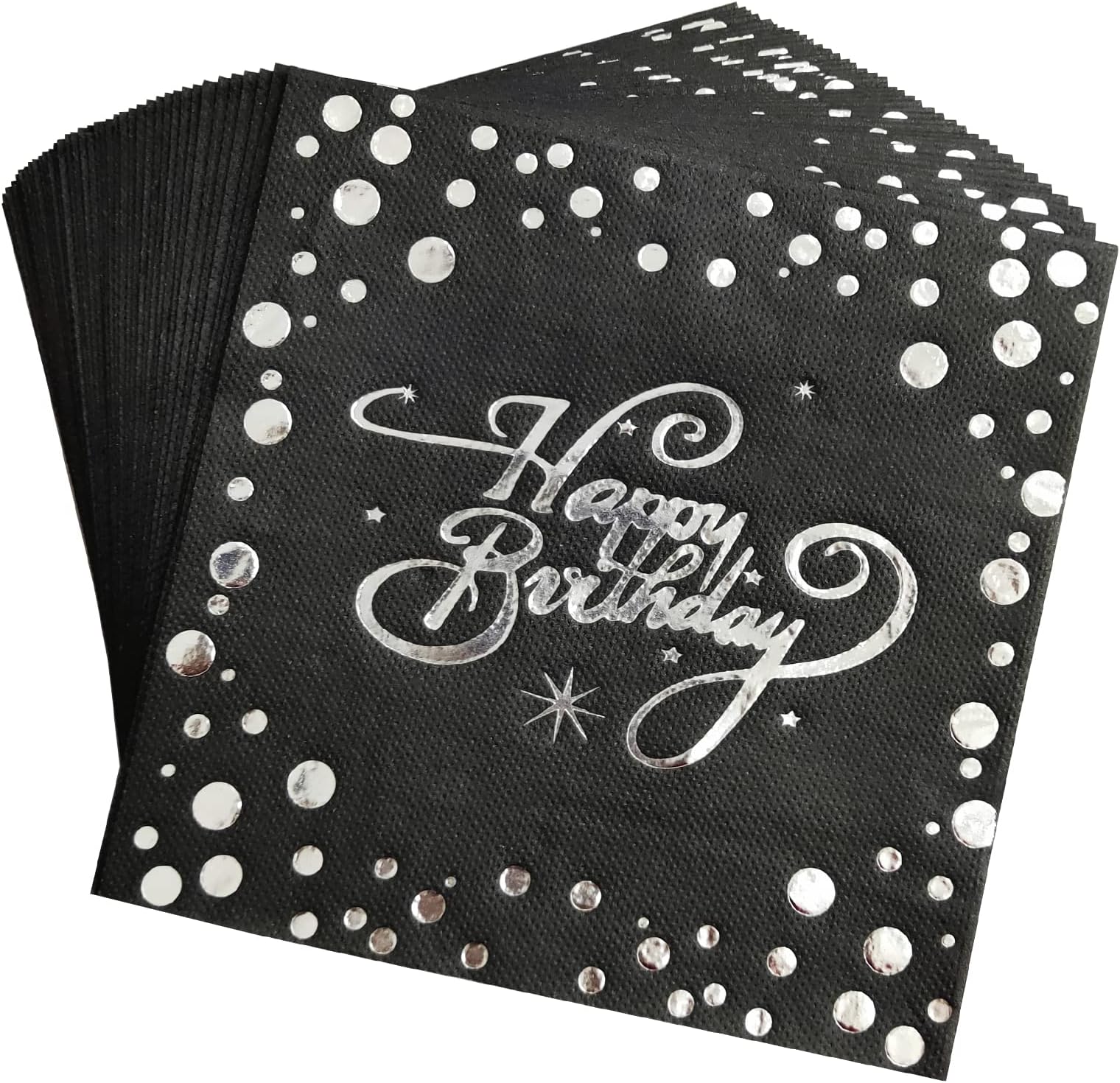 Amazon.com: Quera 50 Pack Back to School Paper Napkin 6.5'' x 6.5 ...