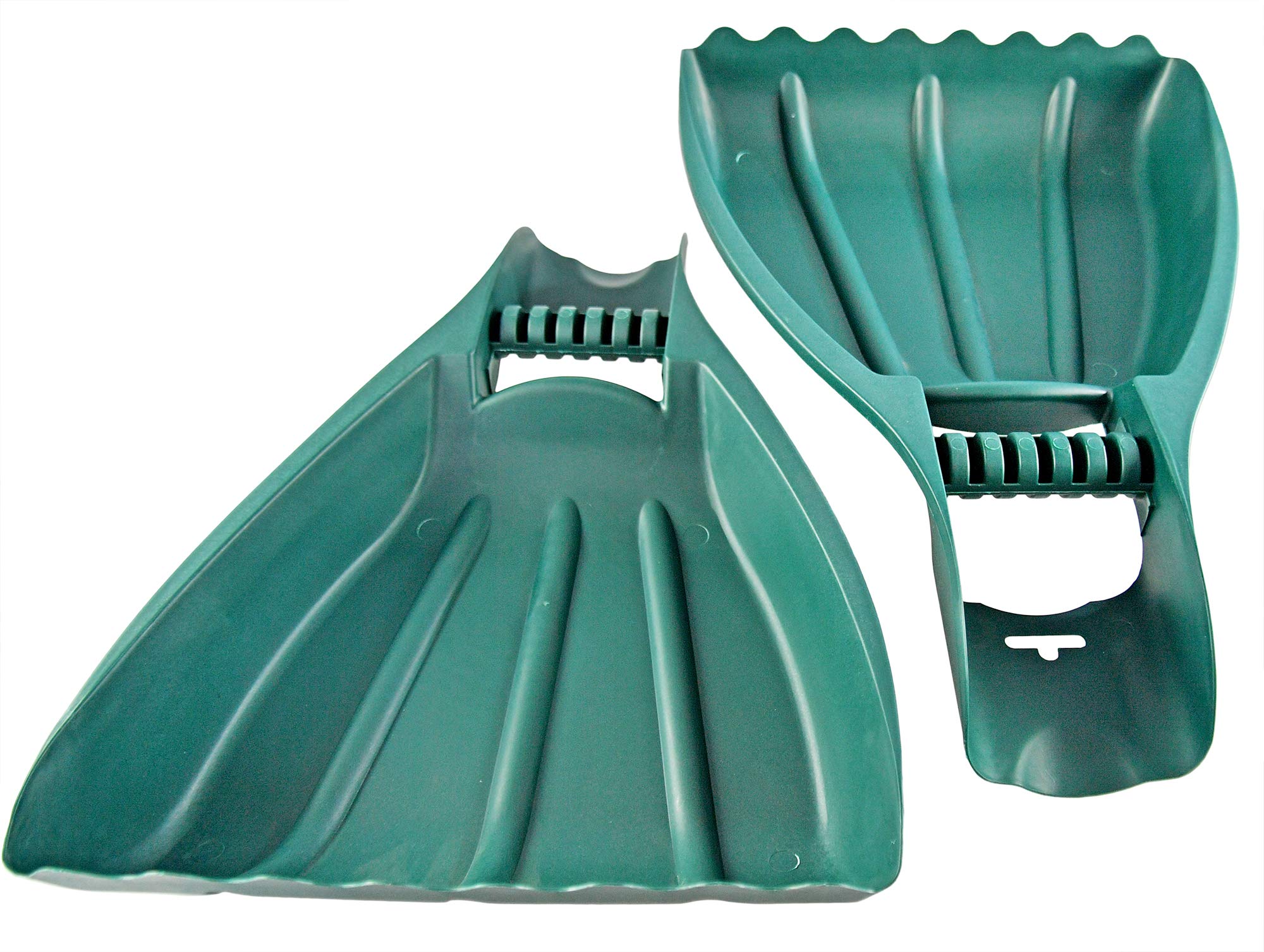 Home-X Leaf Collector Hand Scoop Set, Leaf Collector Shovels with ...