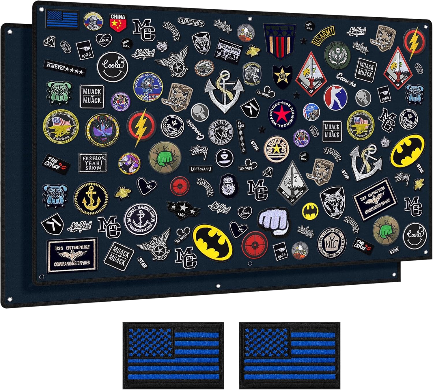Amazon.com: IronSeals 2 Pack Tactical Board Patch Organizer Holder ...