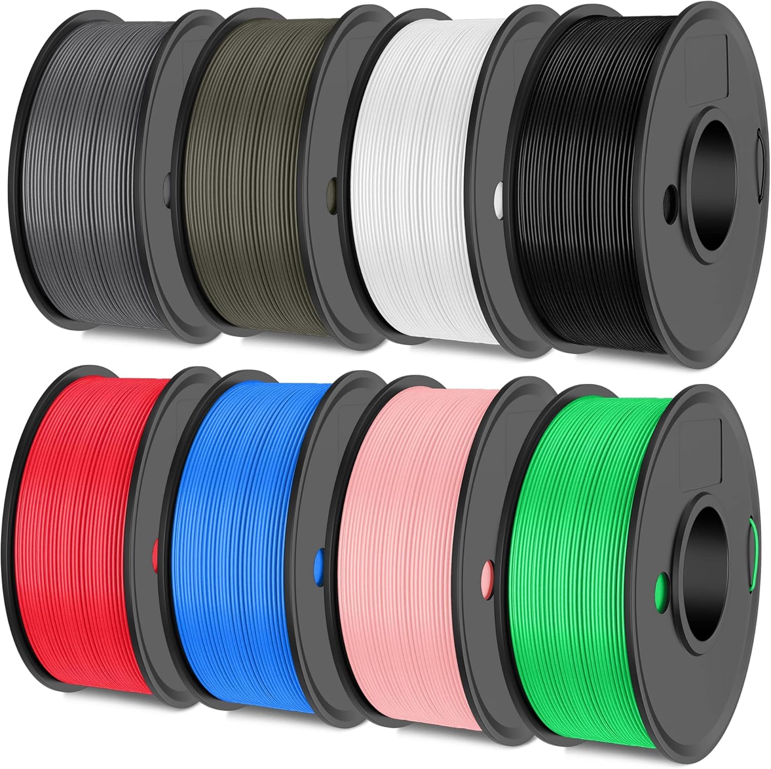 Amazon.com: SUNLU 3D Printer Filament Bundle Muticolor, PLA Filament 1 ...