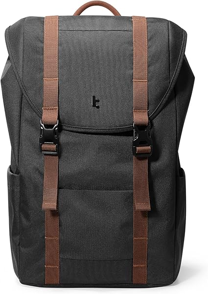 Amazon.com: tomtoc Flap Laptop Backpack, Lightweight, Water-Resistant ...