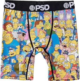 Amazon.com: PSD Boy's Simpsons Squad Yth Boxer Briefs, Multi, L ...