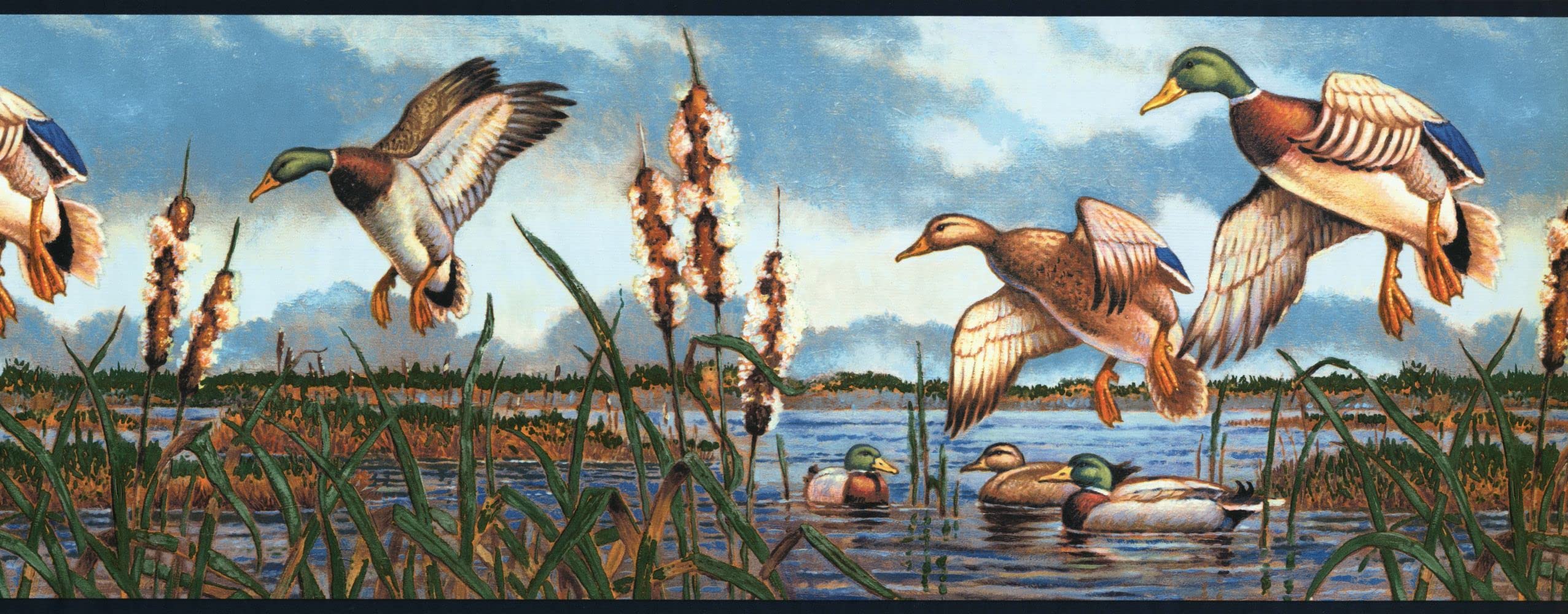 Duck Hunting Wallpaper Border