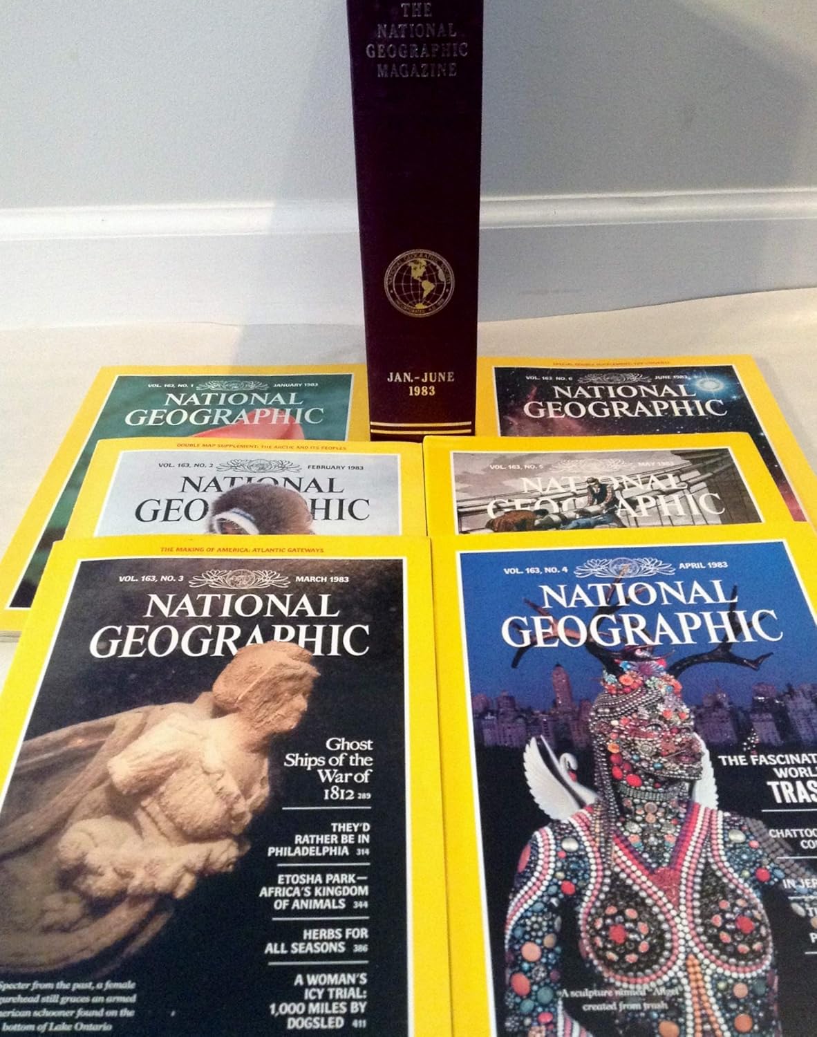 National Geographic Magazine 1983 Complete Collection January ...