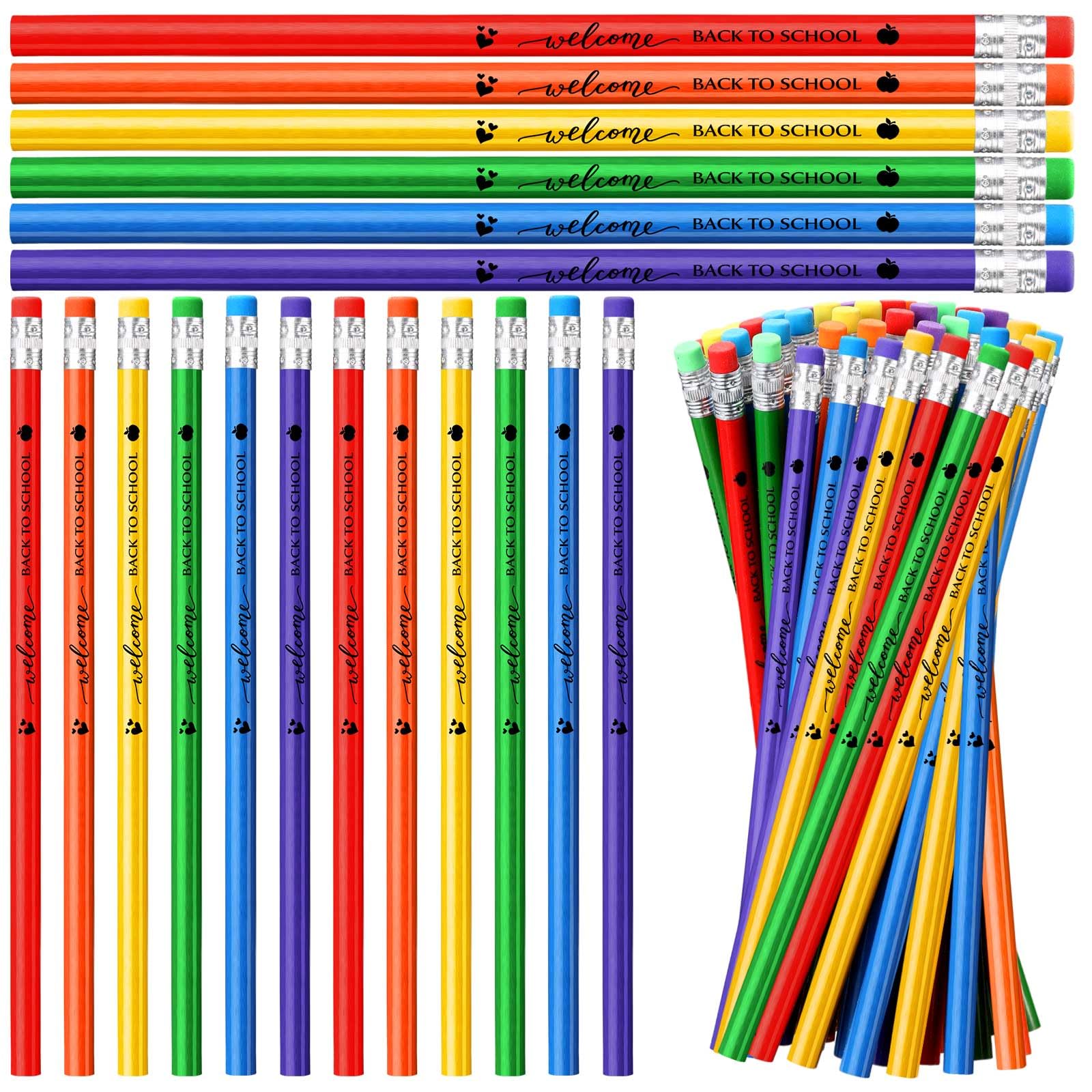 Amazon.com : 48 Pcs Back to School Gifts for Students Colorful Welcome ...