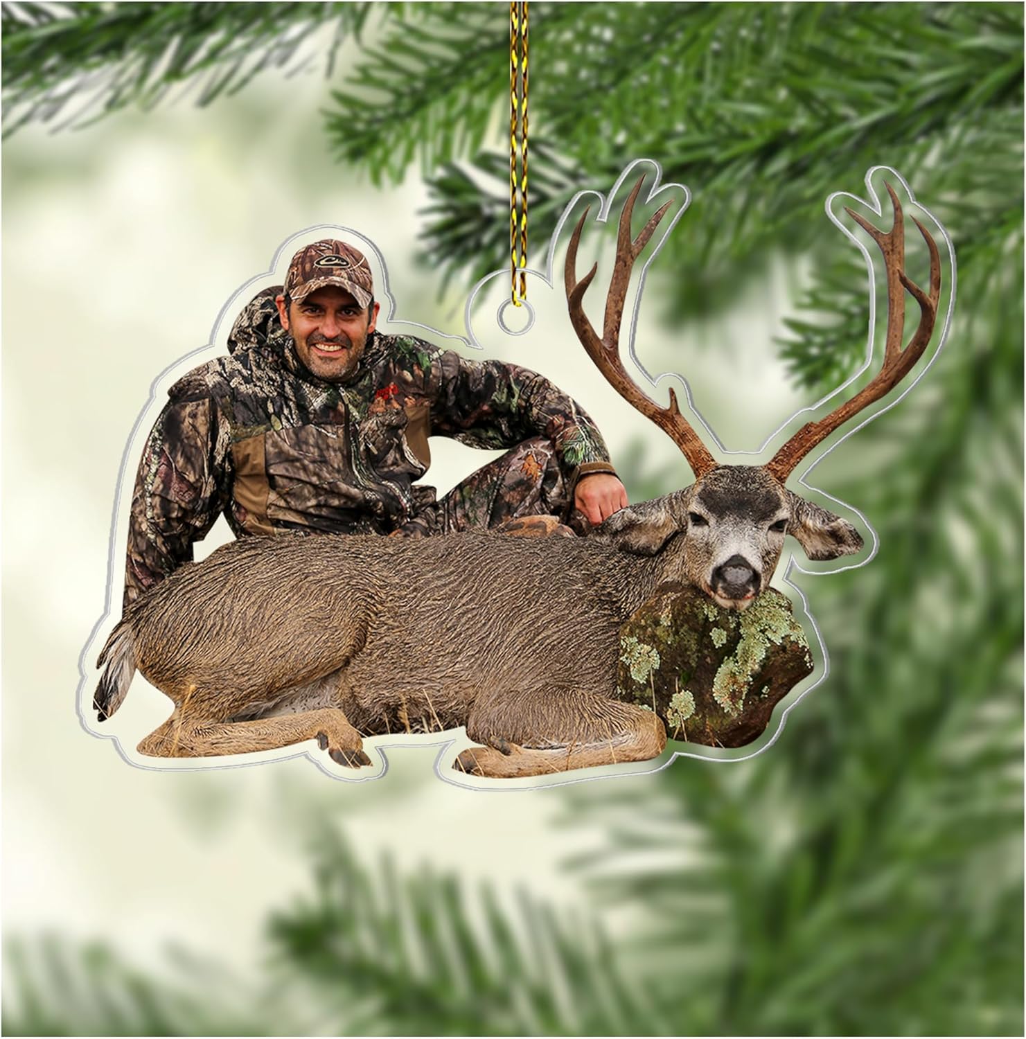 Hyturtle Personalized Hunting Christmas Ornament - Deer Hunting Gifts ...
