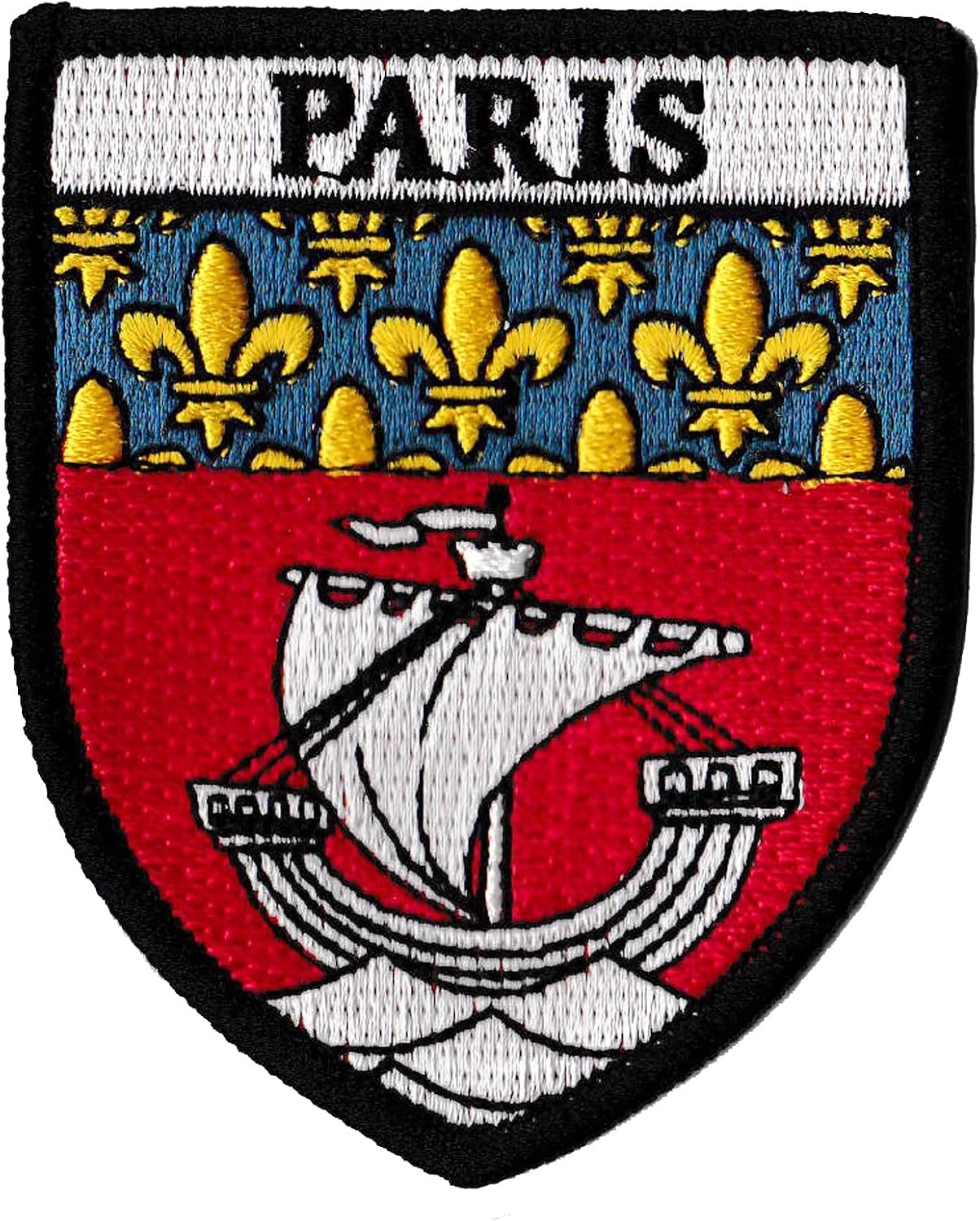 Patche Ecusson Ville Paris Patch Brodé Thermocollant Armoiries Blason ...