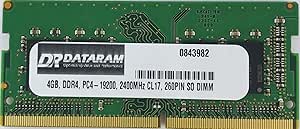 DATARAM 4GB DDR4 PC4-2400 SO DIMM Memory RAM Compatible with Lenovo ...