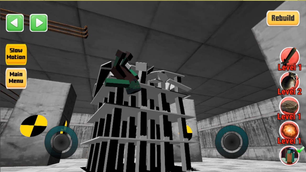 Destroy it all! Have fun with ragdolls! Ragdolls physics destruction ...